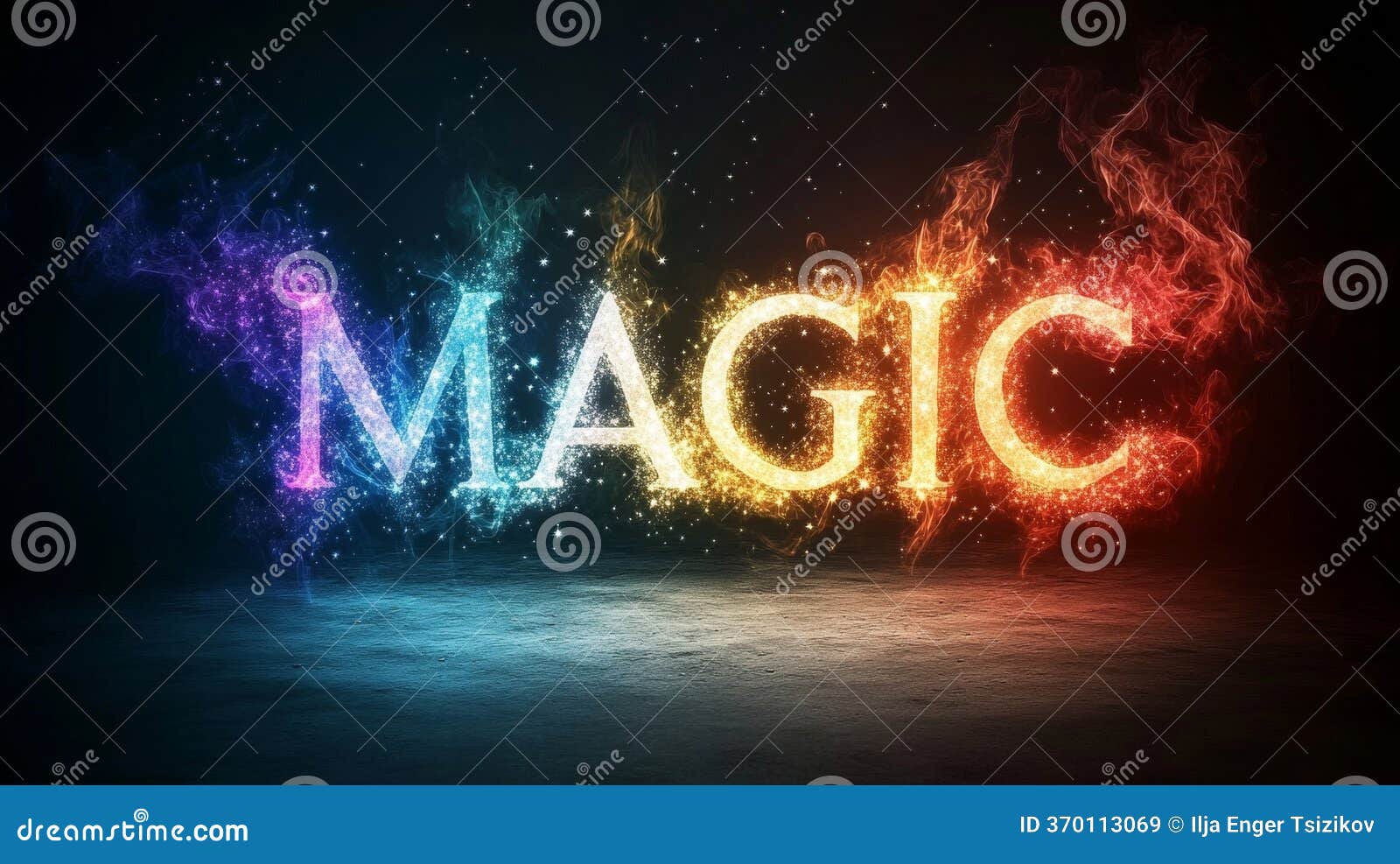 Magical Word A With Addax Black Vector Logo | CartoonDealer.com #329287100
