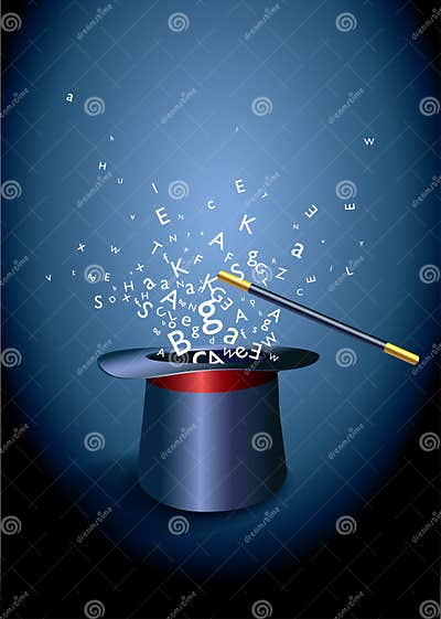 Magical words stock vector. Illustration of flying, magical - 12701154