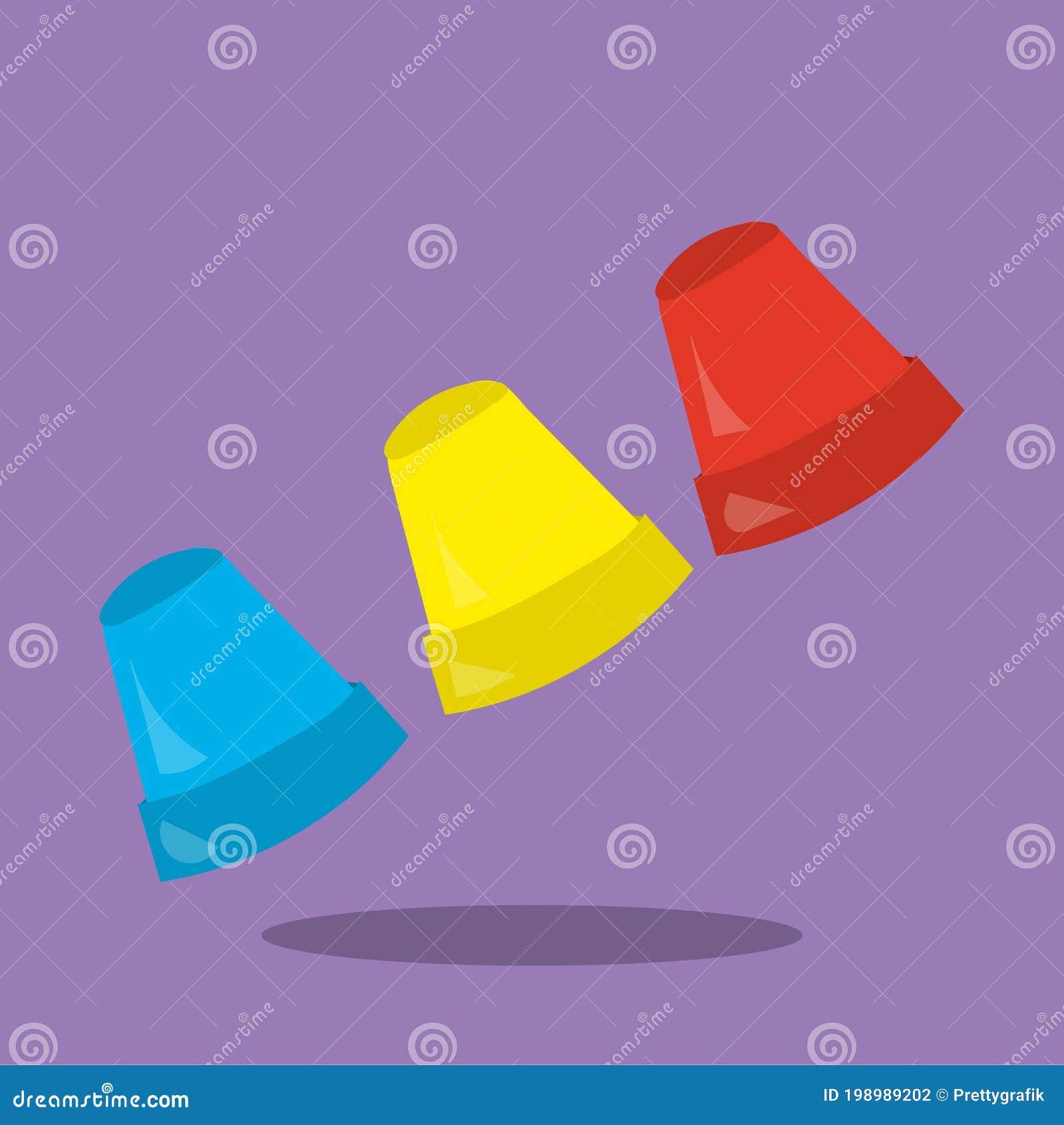 Magican boys cups 25 stock vector. Illustration of cartoon - 198989202