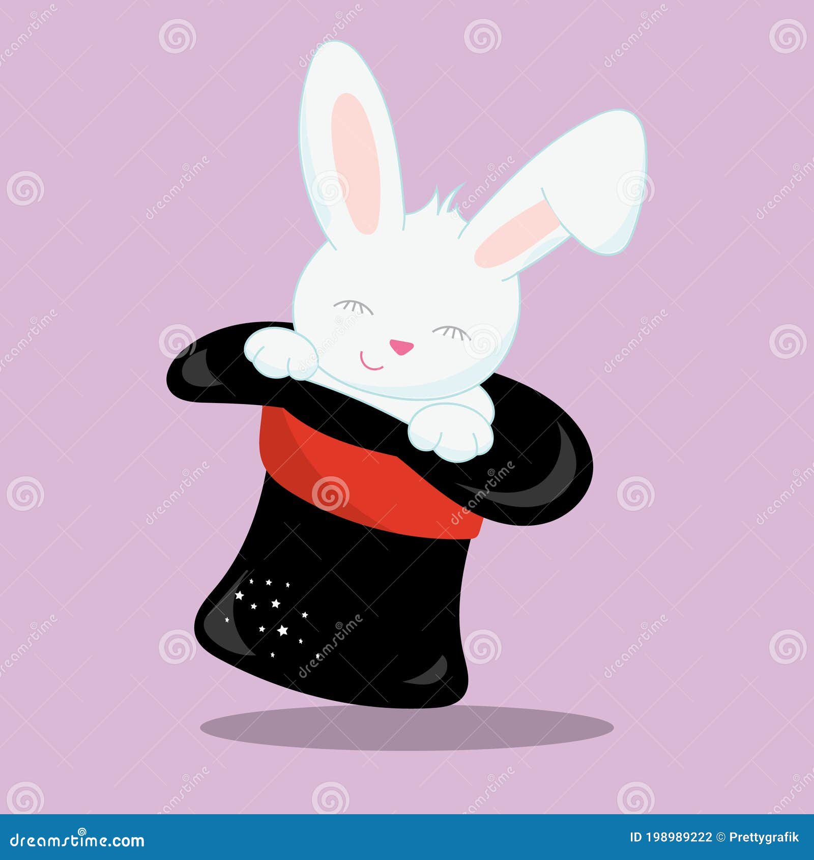 Magican Boys Rabbit in Hat 13 2 Stock Vector - Illustration of rabbit ...