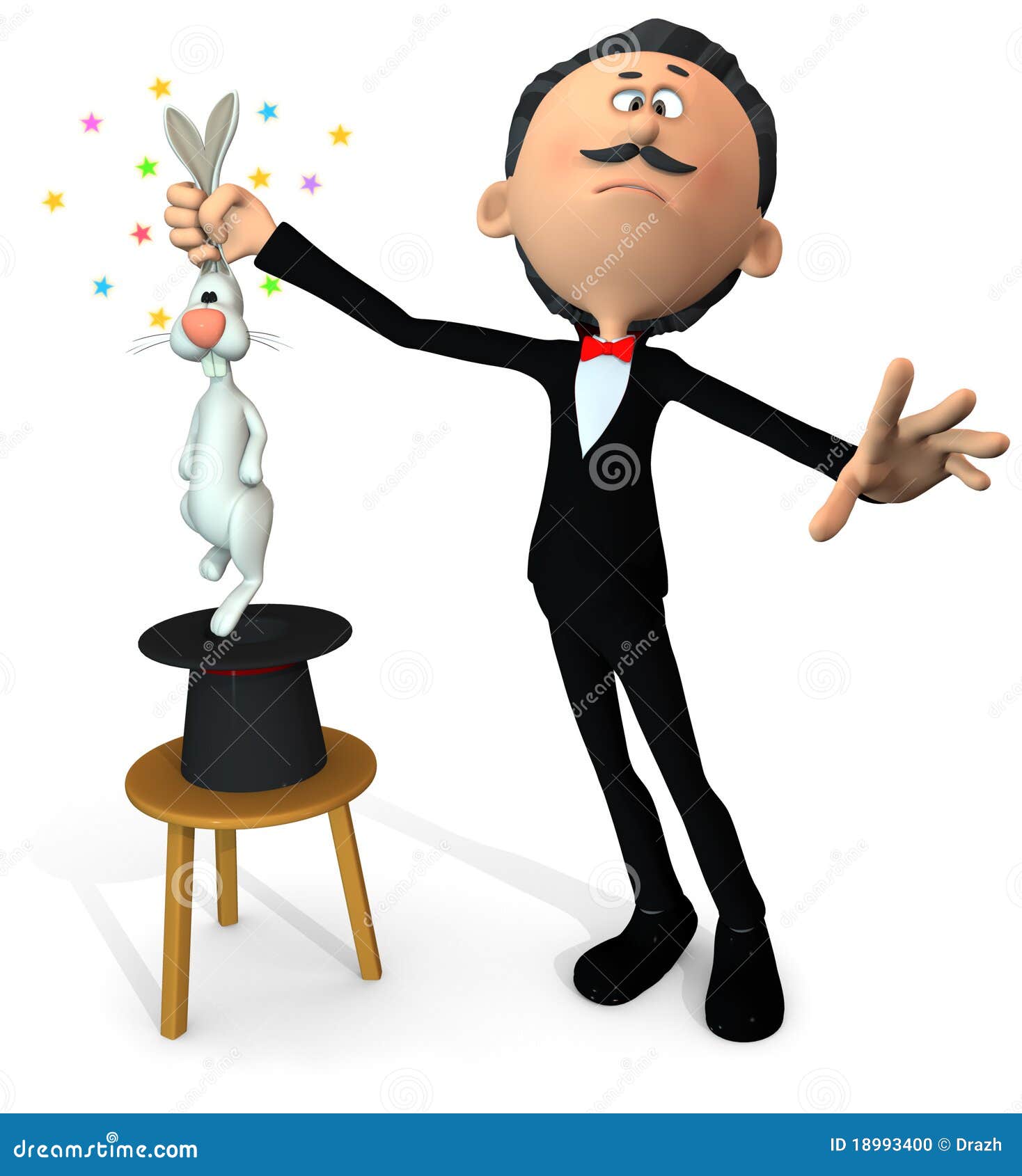 The magician stock illustration. Illustration of show - 18993400