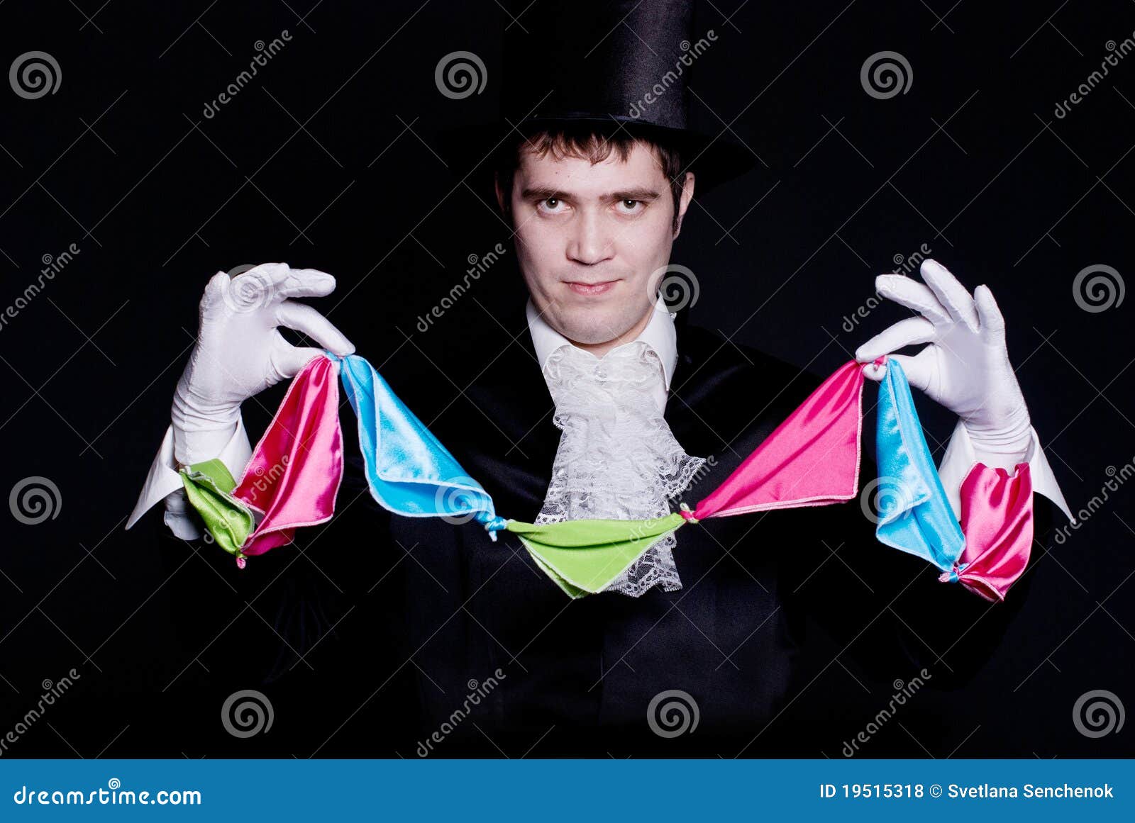 Magician stock photo. Image of studio, illusion, entertainmant - 19515318