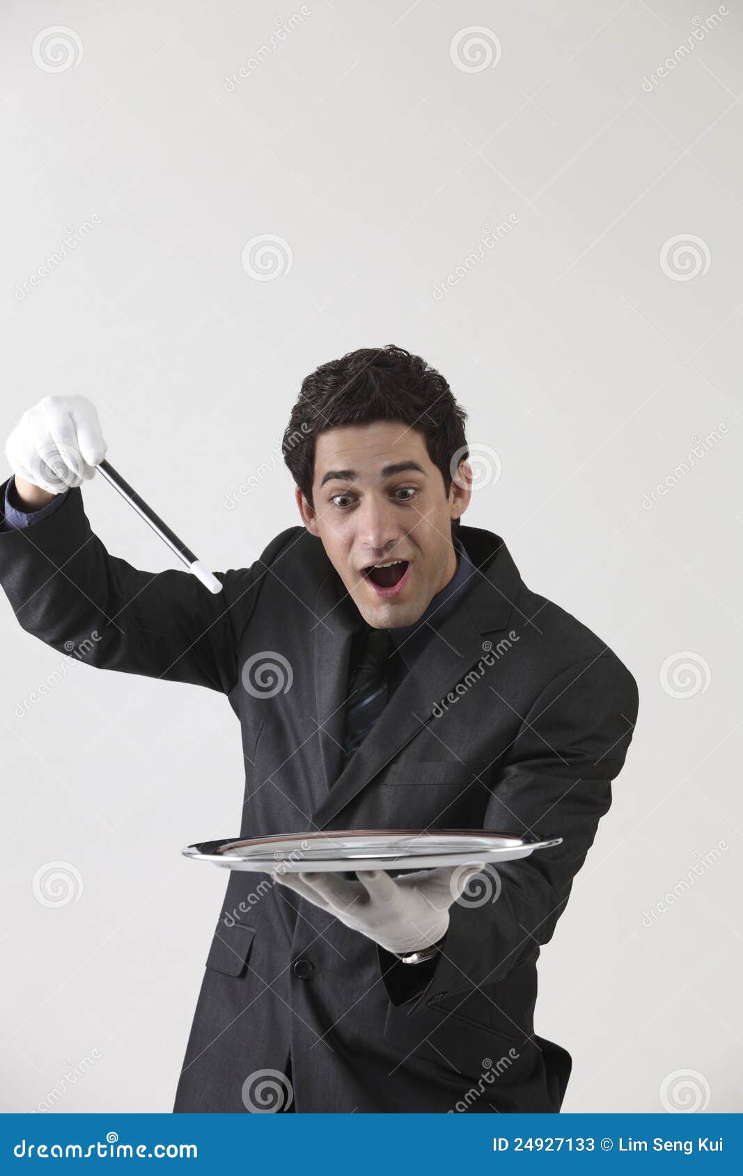 Magician stock image. Image of portrait, person, camera - 24927133