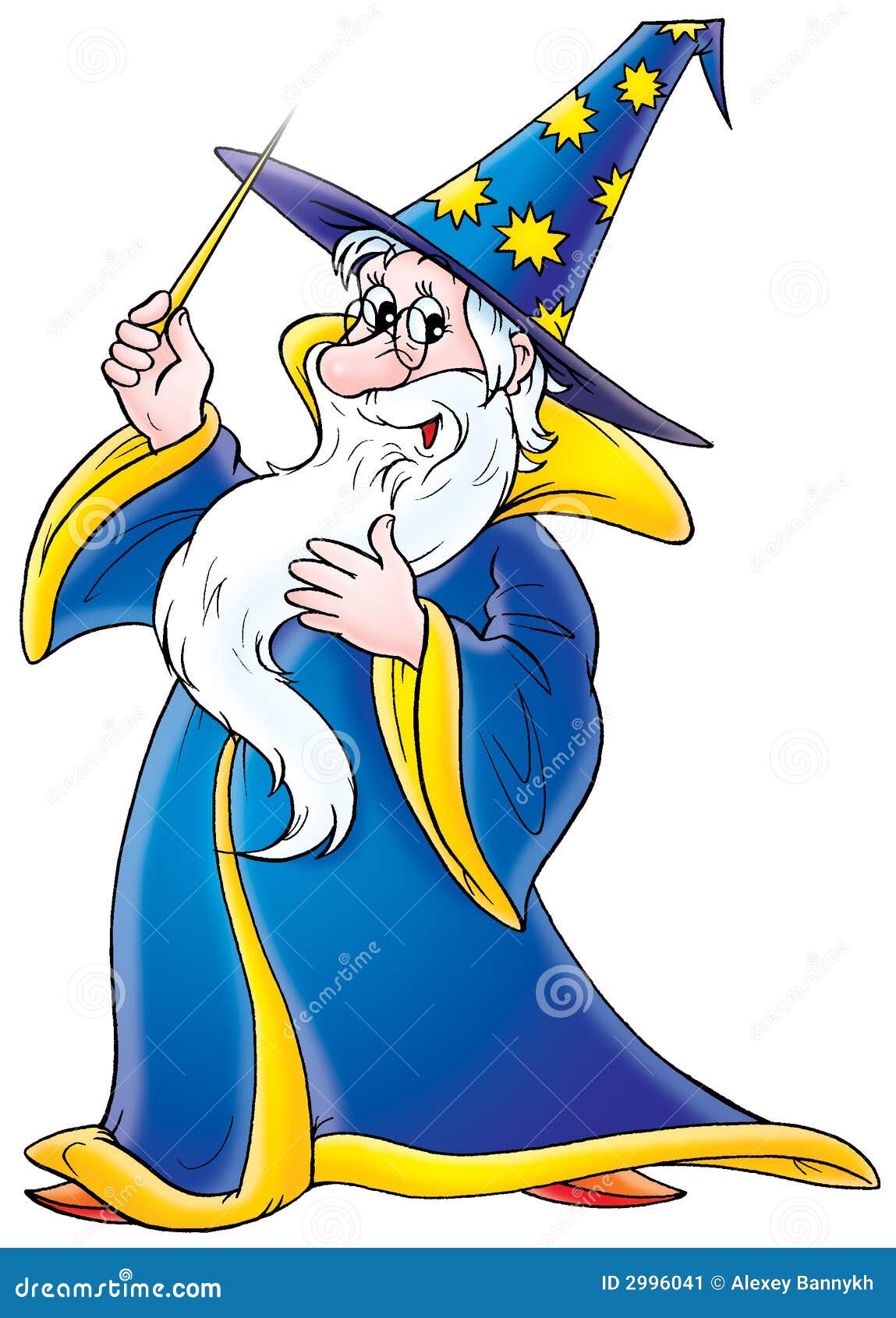 Magician stock illustration. Illustration of color, cheerful - 2996041