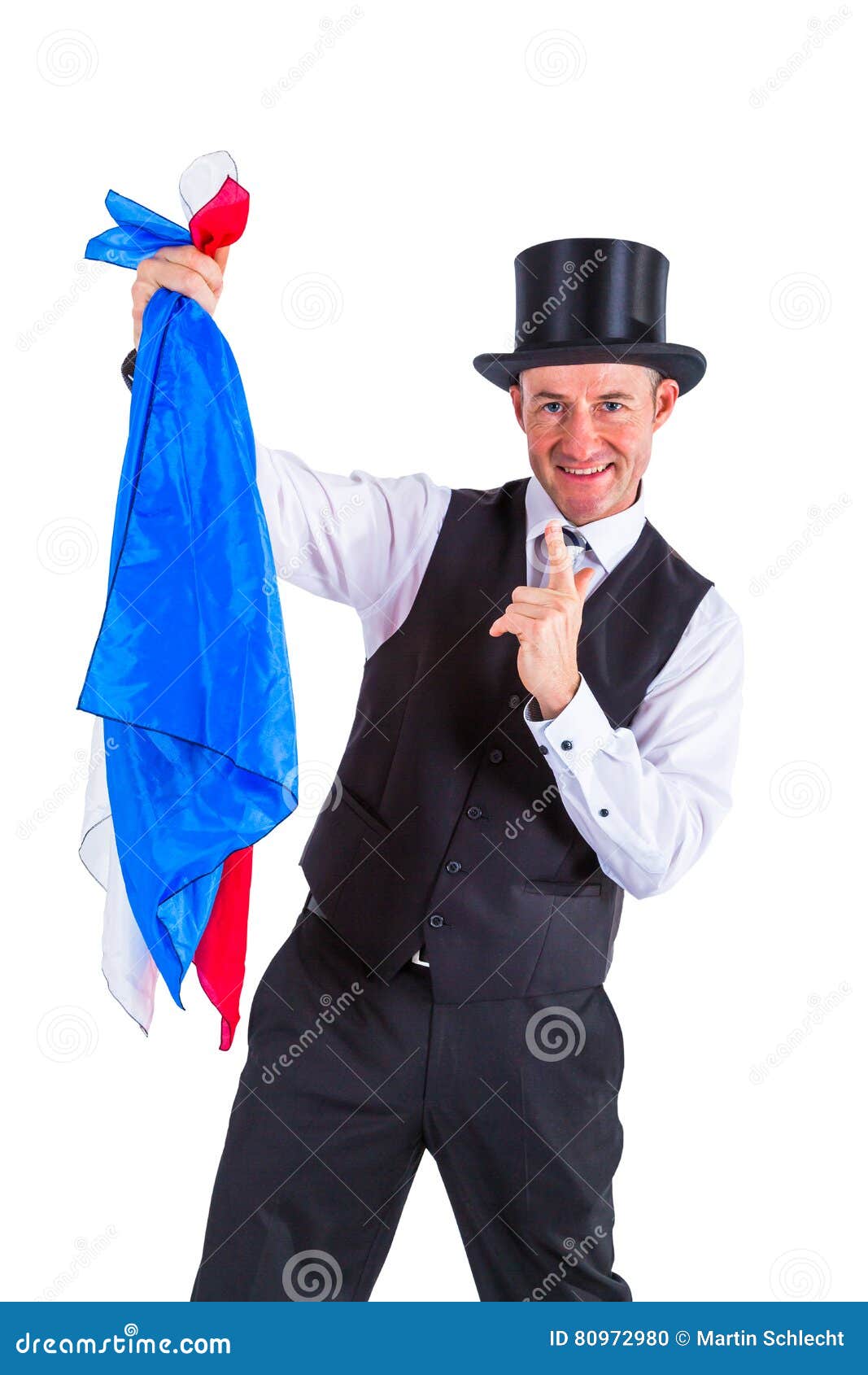 Magician with cloth stock photo. Image of wizard, vaudeville - 80972980