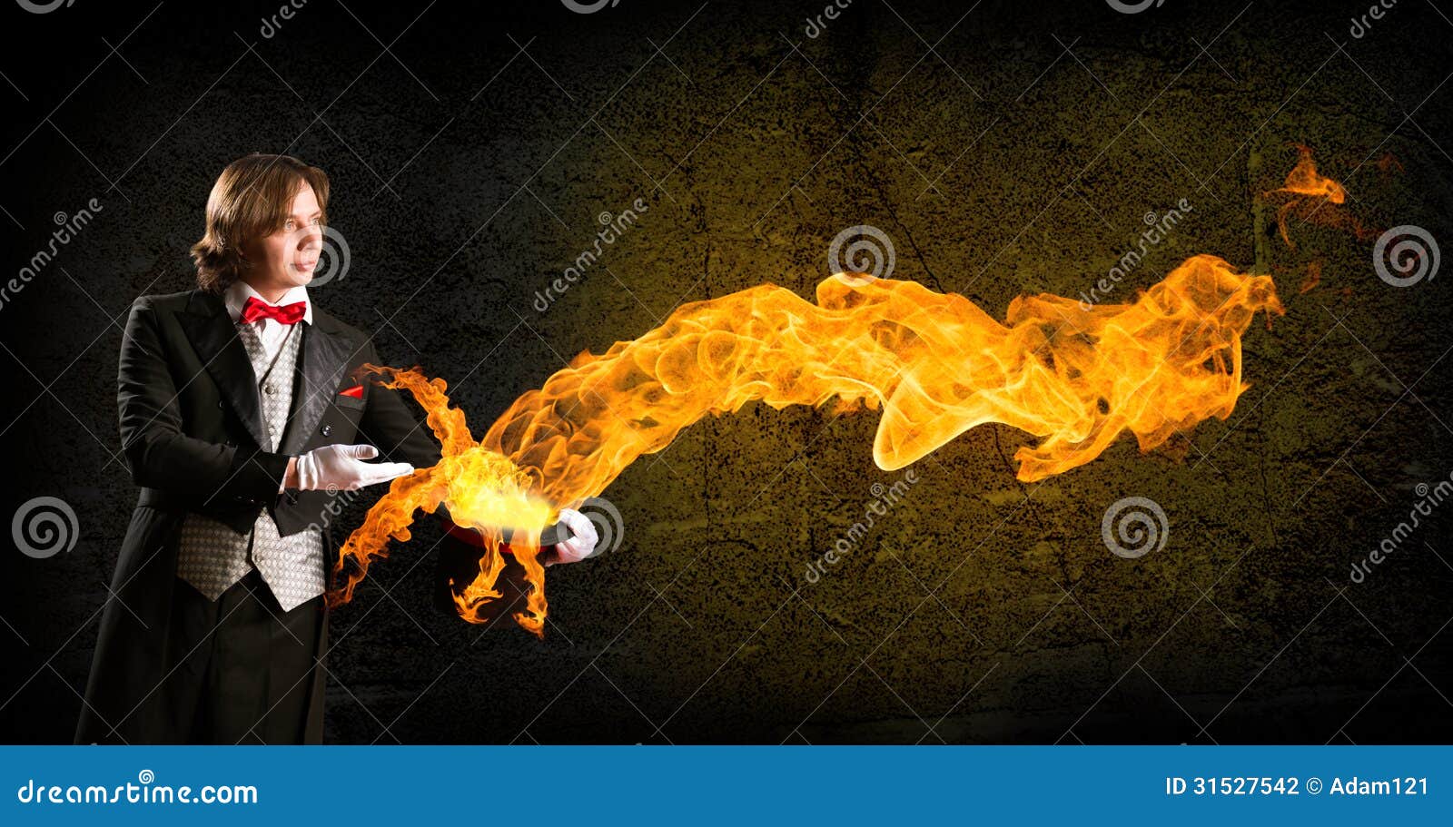 Magician stock photo. Image of hold, caucasian, person - 31527542