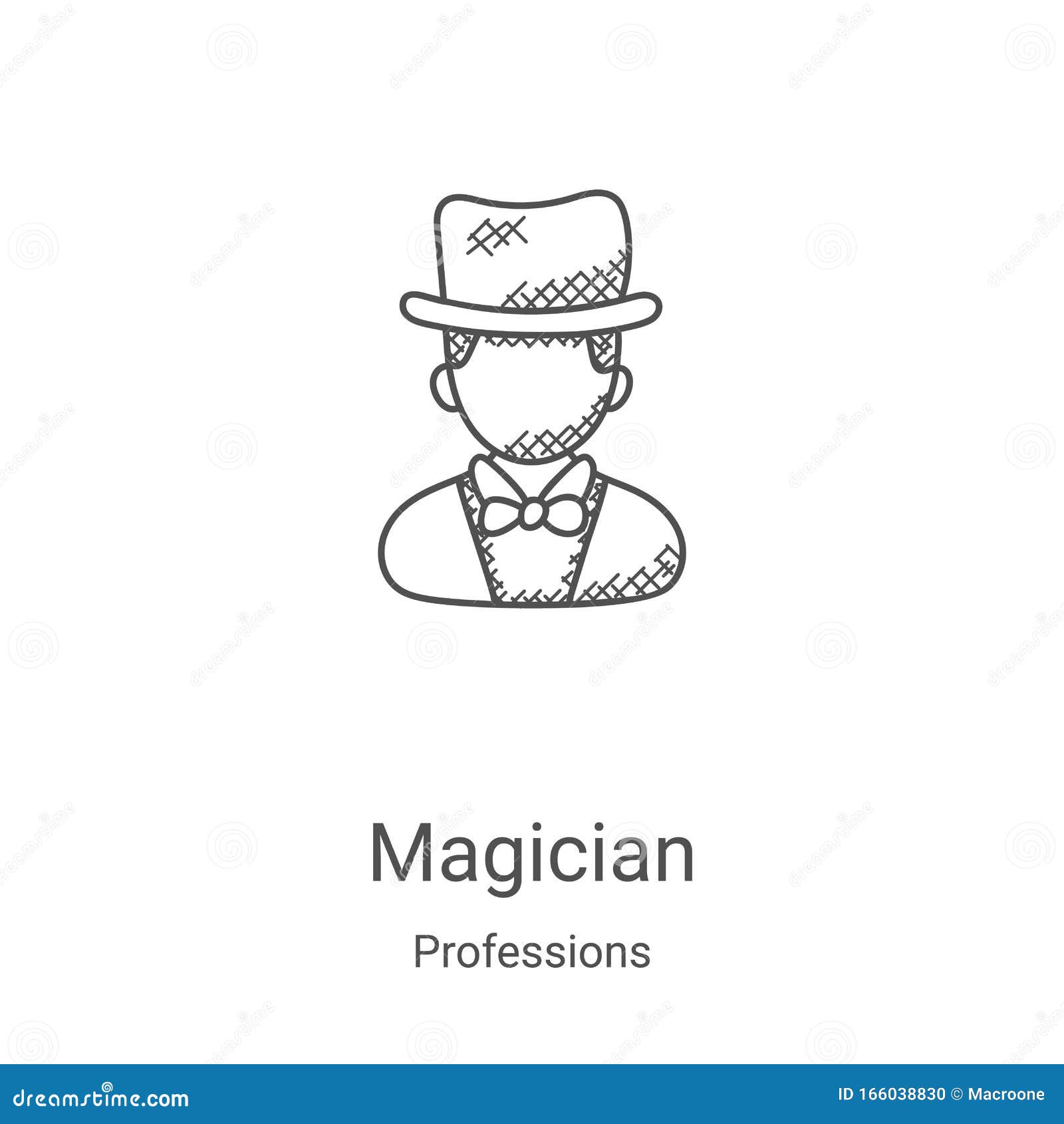 Magician Icon Vector Isolated On White Background, Magician Sign ...