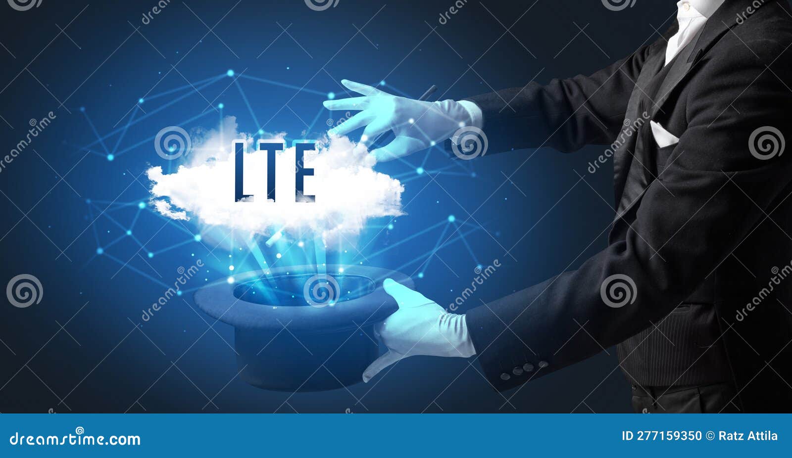 Magician or Illusionist is Showing Magic Trick Stock Photo - Image of ...