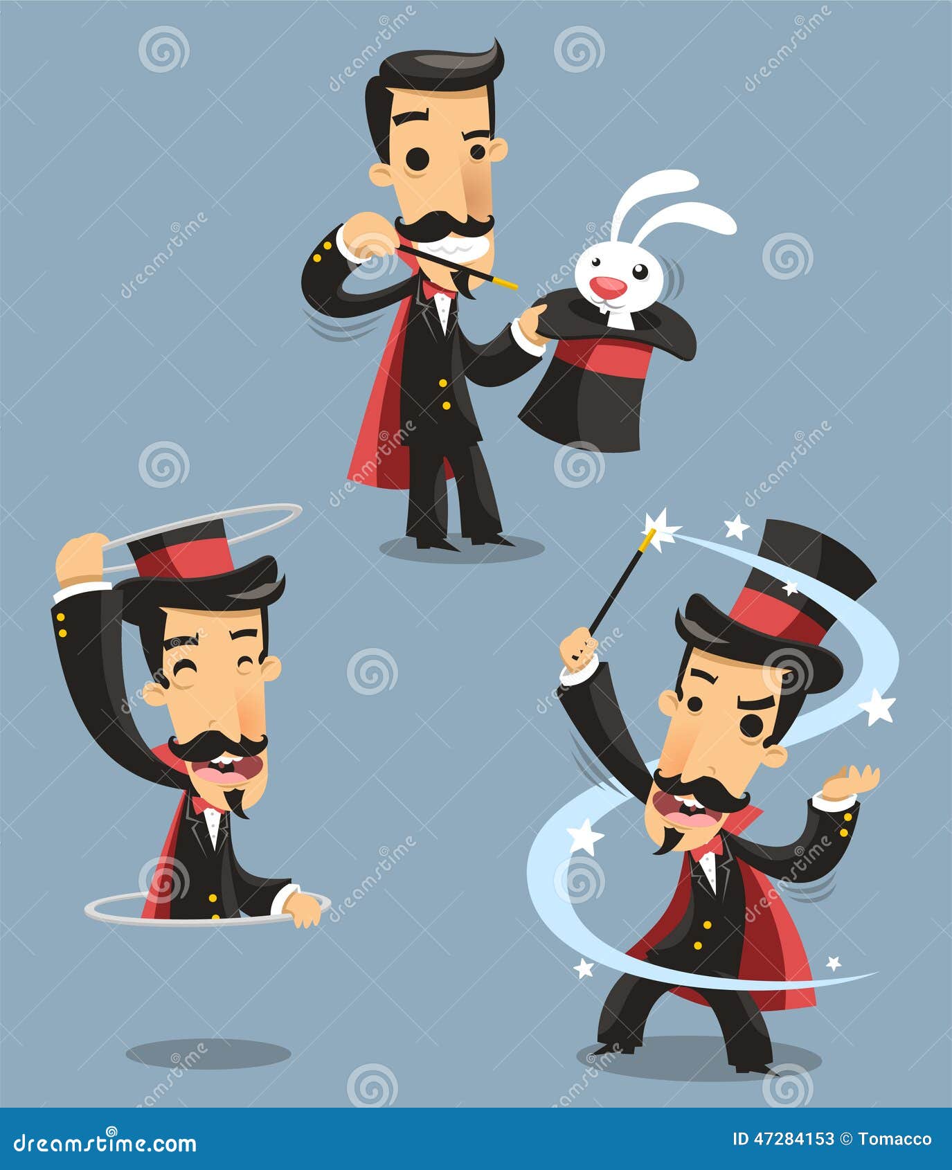 Magician Magic Trick Stock Illustrations – 23,902 Magician Magic Trick ...