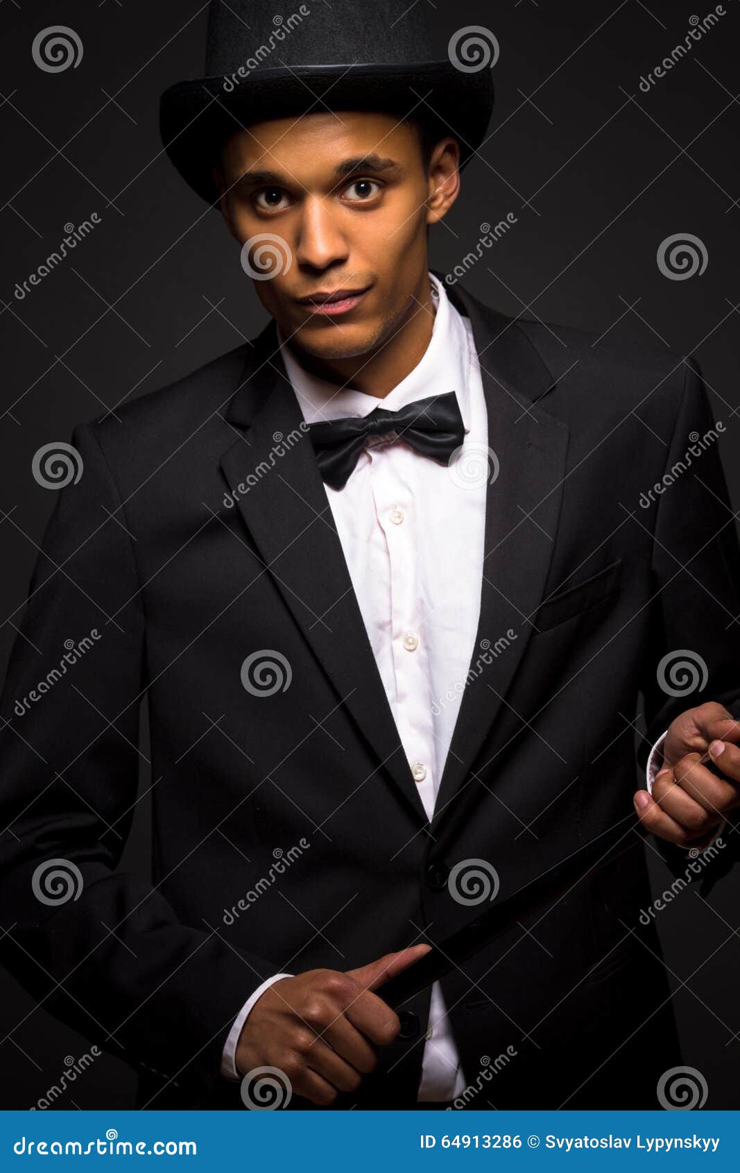 Magician man stock photo. Image of performer, studio - 64913286