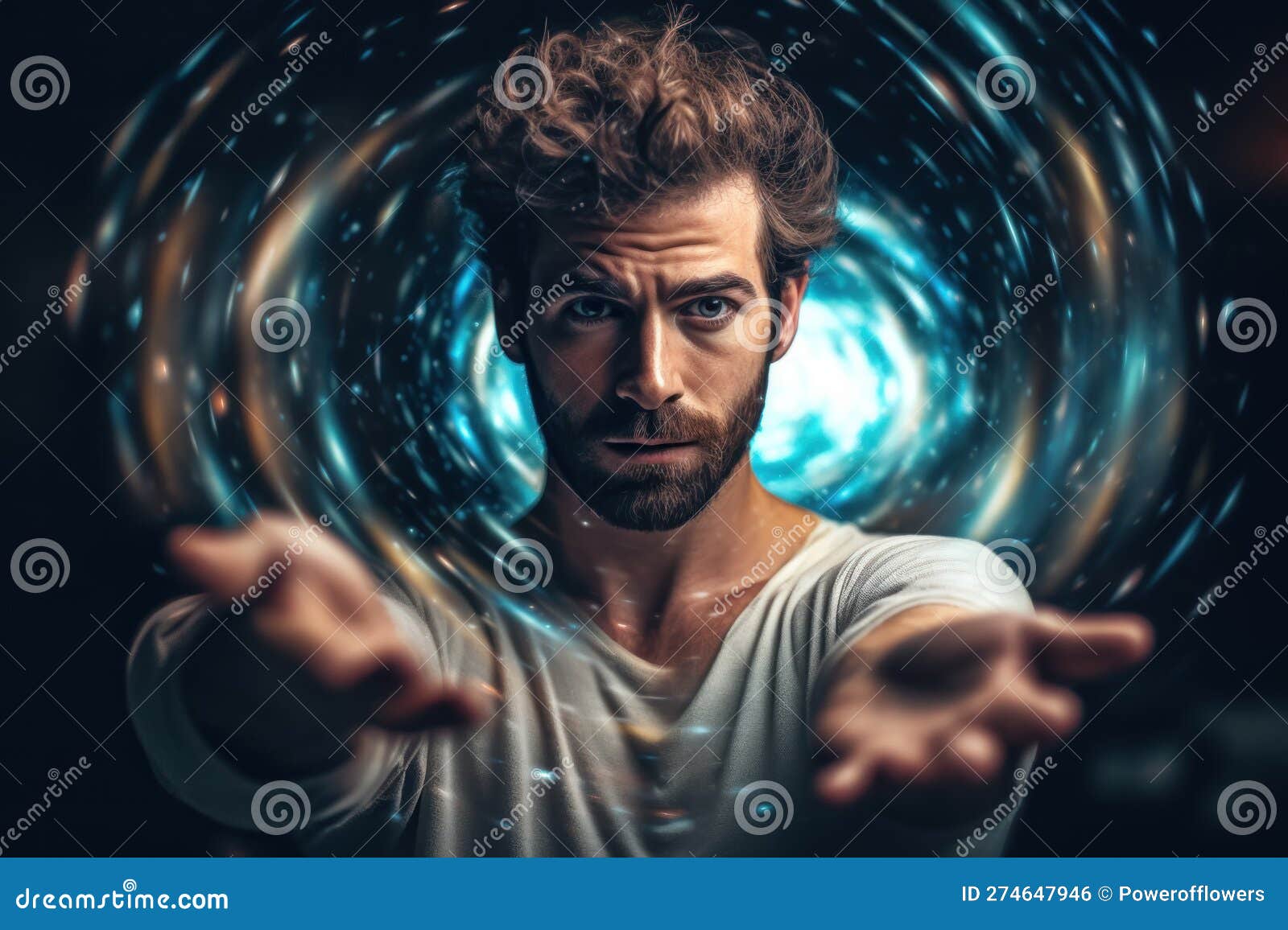 Magician Opens a Portal To a Parallel World Created with Generative AI ...