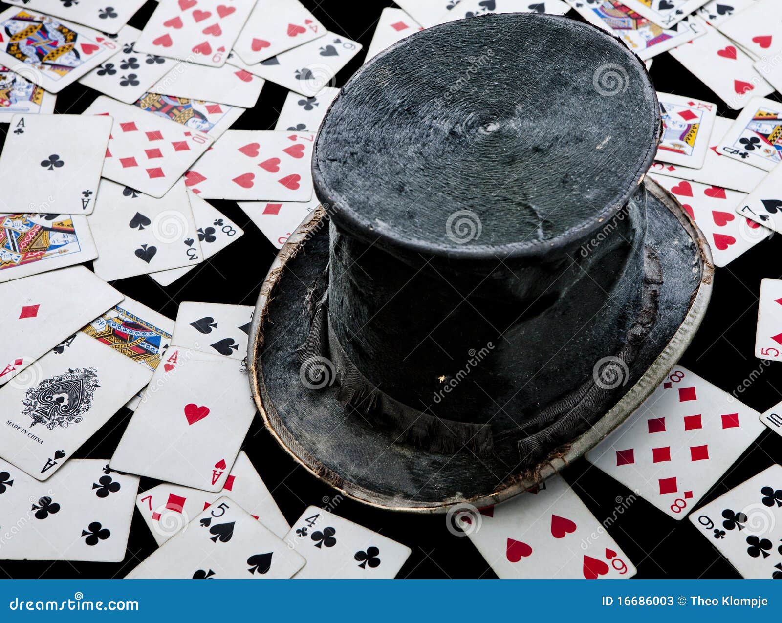 Magician s hat. stock image. Image of antique, spades - 16686003