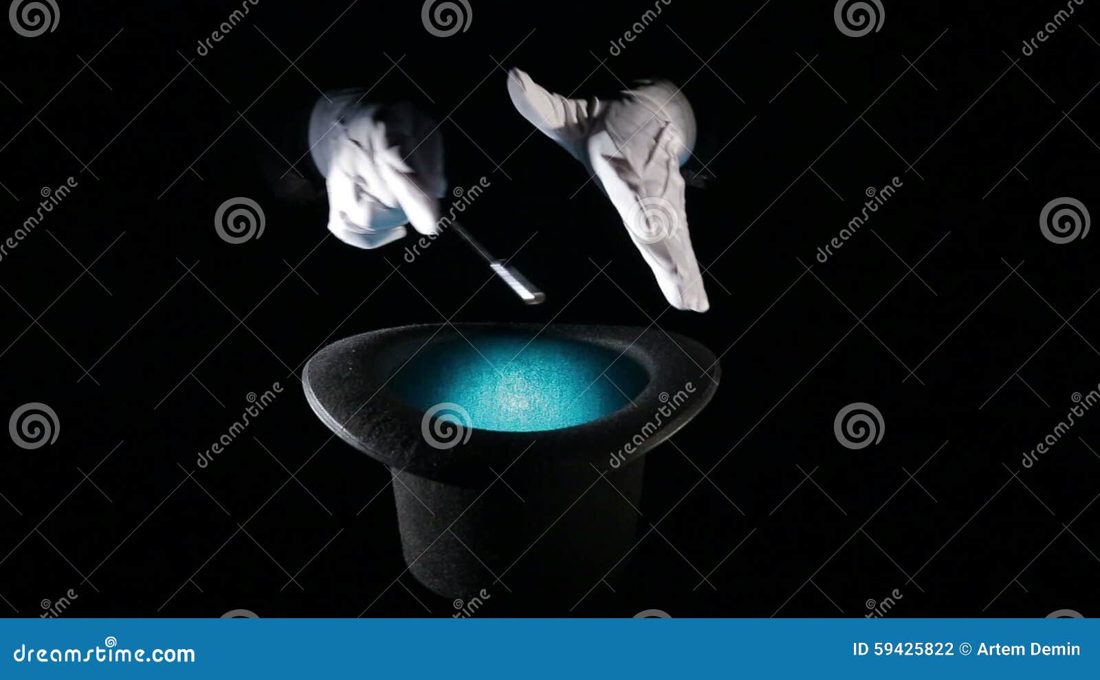 Magician Showing a Magic Trick Stock Footage - Video of hand ...