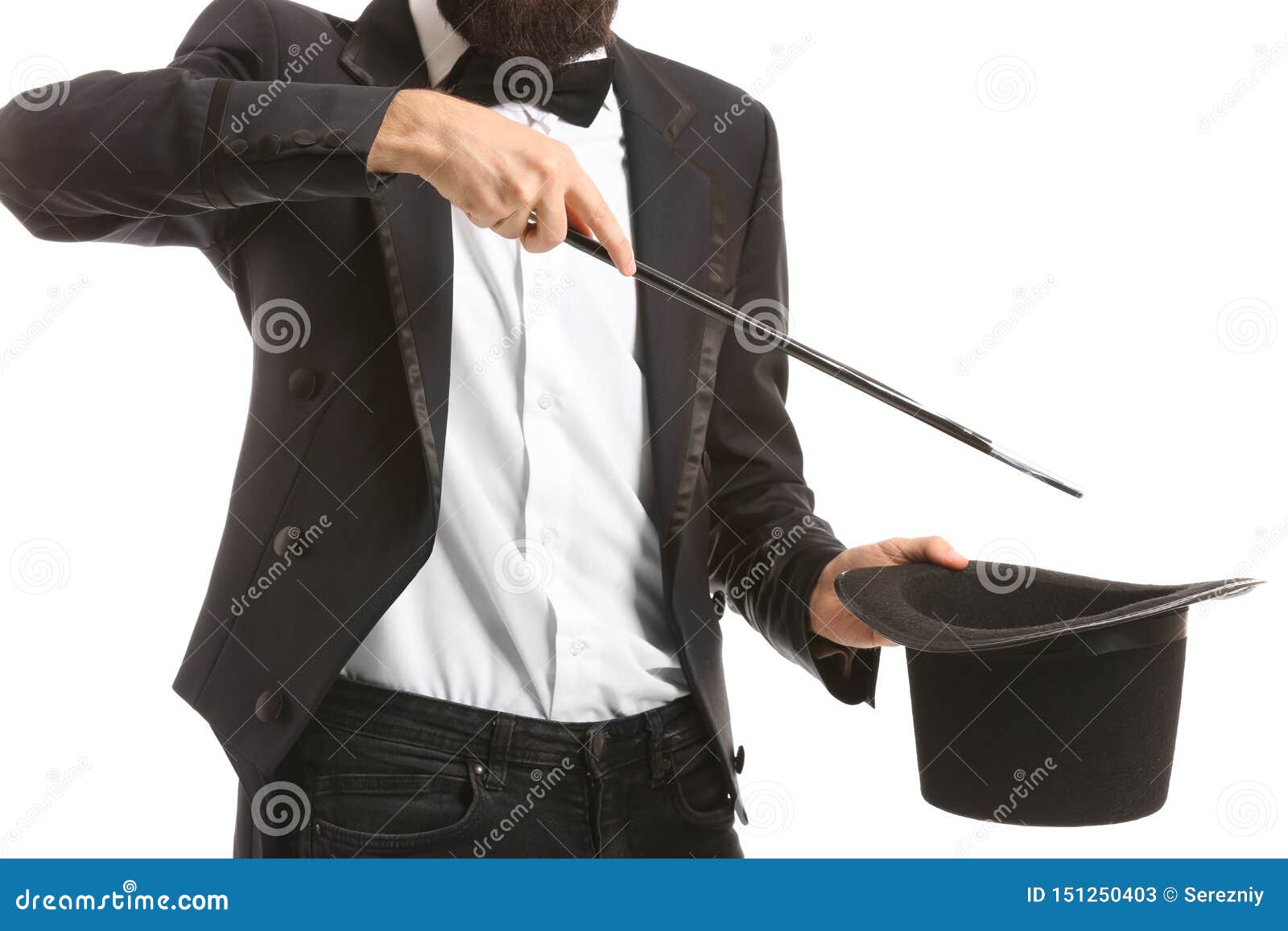 Magician Showing Trick With Playing Cards Royalty-Free Stock Photo ...