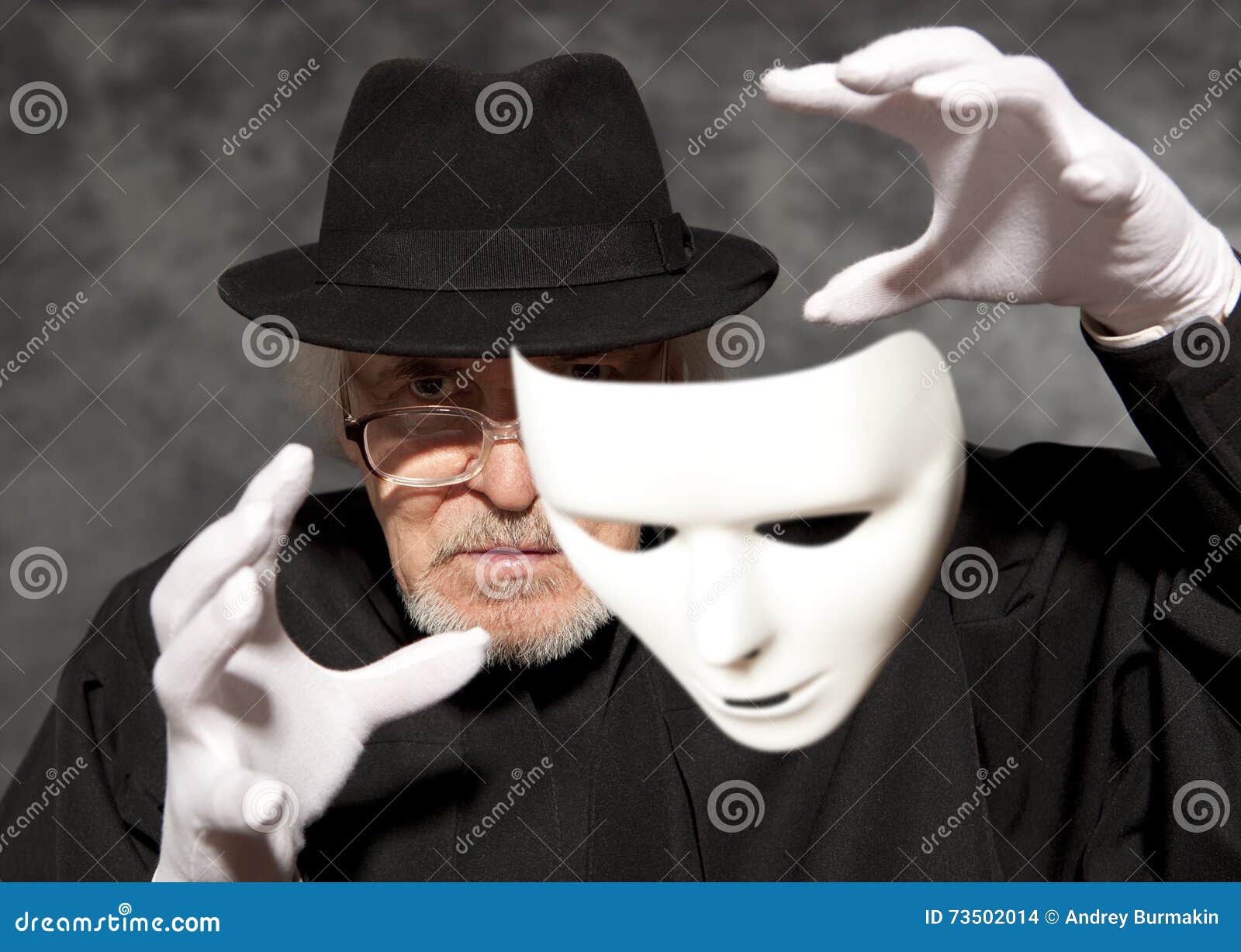 Magician in Top Hat Showing Trick. Magic, Performance, Circus Stock ...