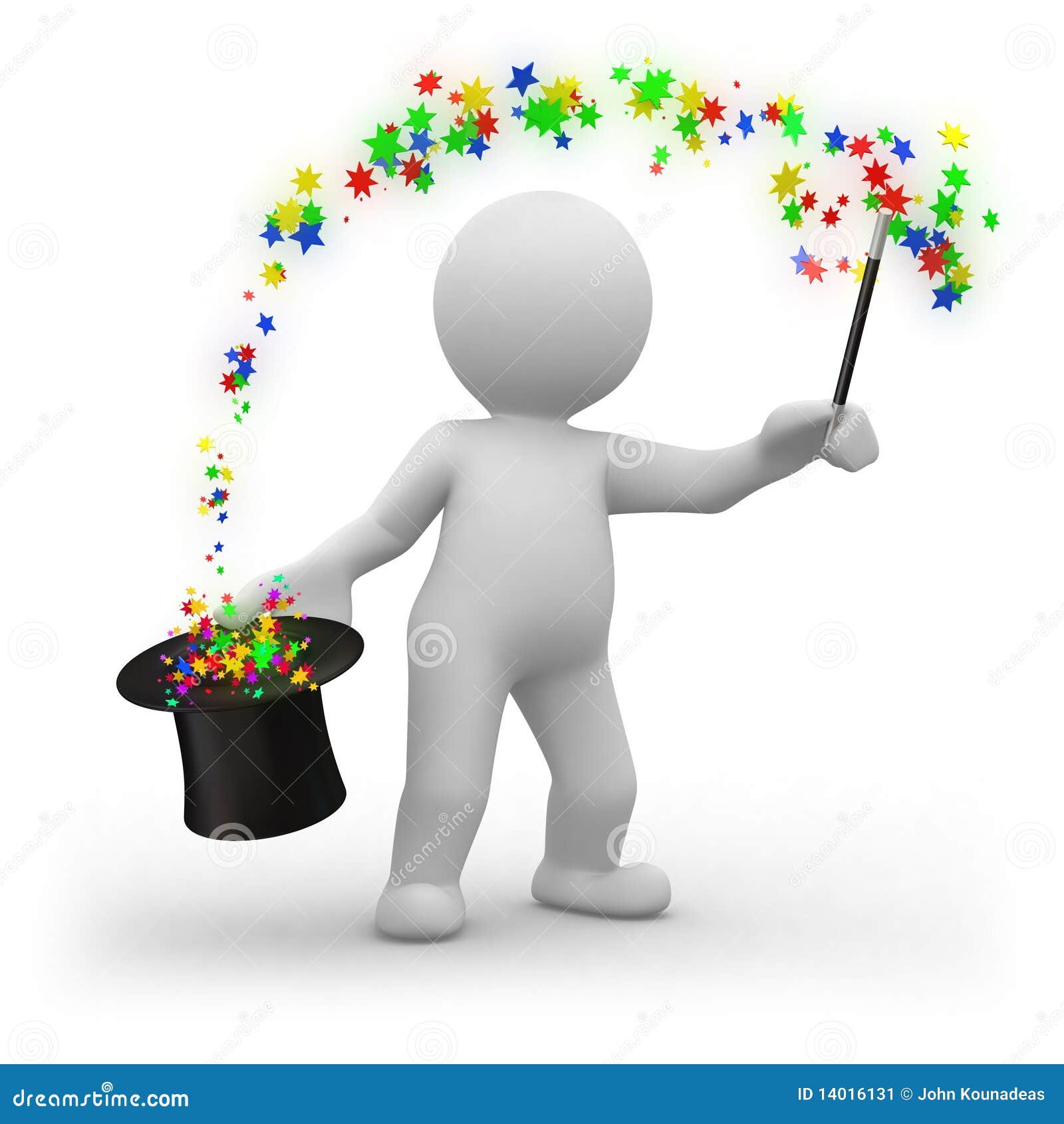 Magicien illustration stock. Illustration du magie, tour - 14016131