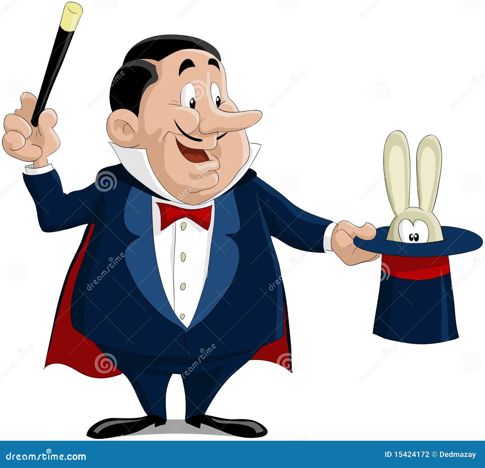 Magicien illustration de vecteur. Illustration du hommes - 15424172