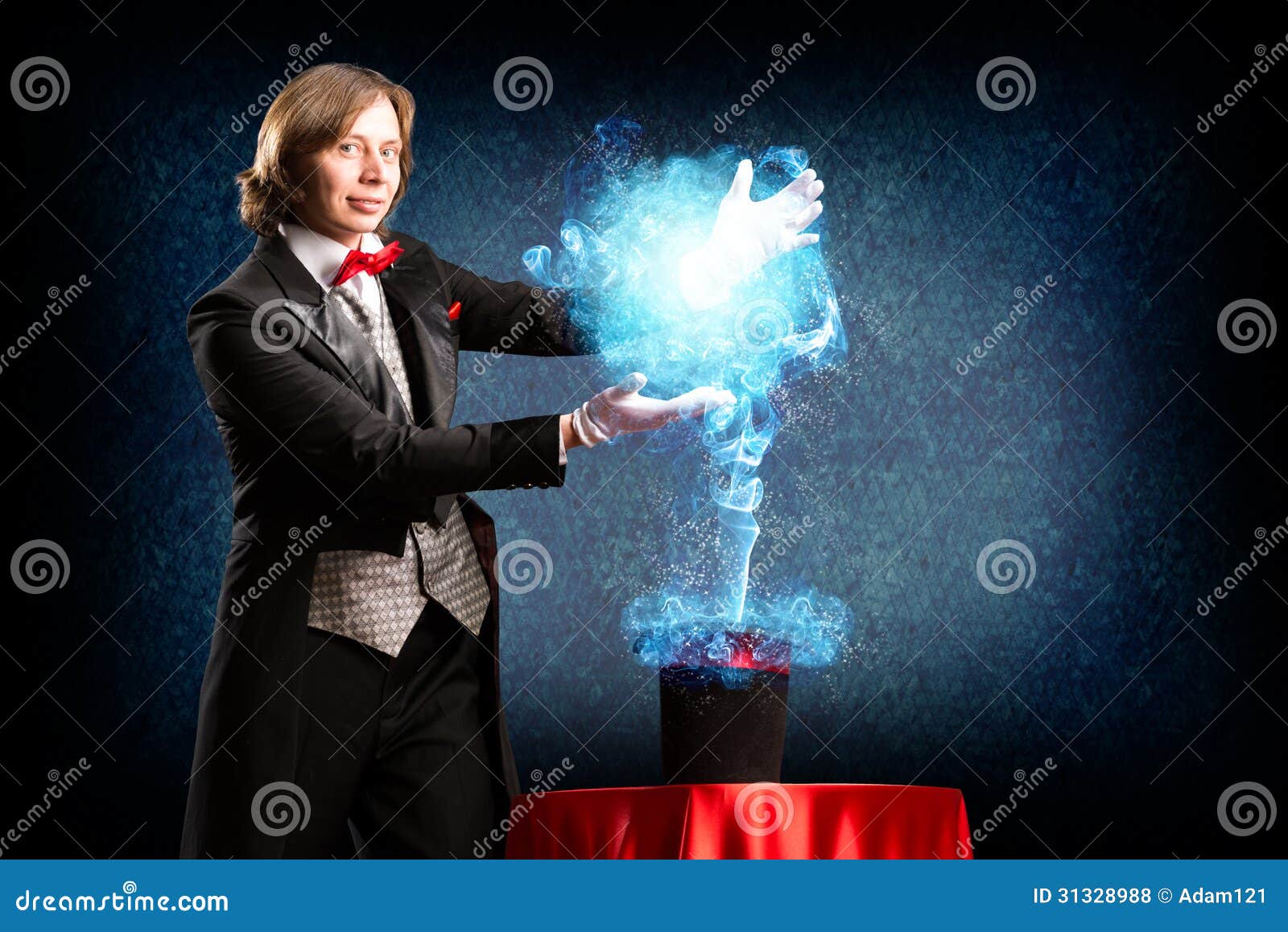 Magicien photo stock. Image of oiseau, tony, amusement - 31328988