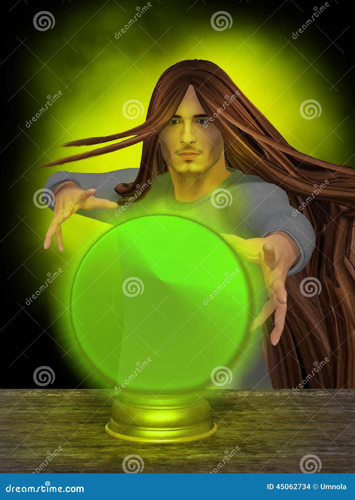 Magier stock abbildung. Illustration von labor, magier - 45062734