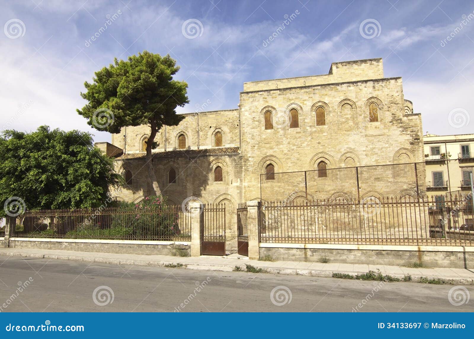 Magione church stock image. Image of window, tree, magione - 34133697