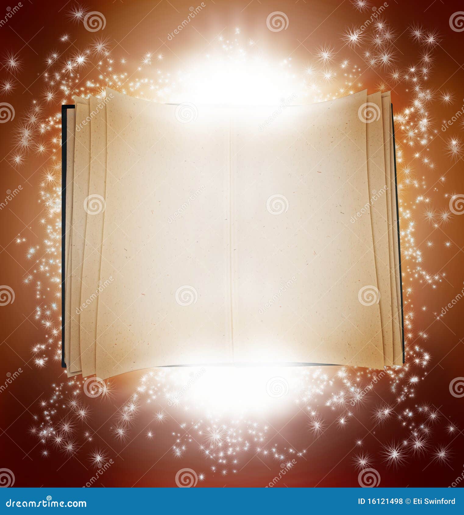 Magisch boek stock illustratie. Illustration of boek - 16121498