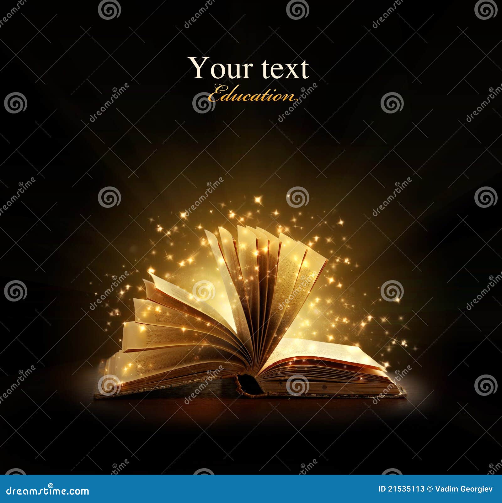 Magisch boek stock afbeelding. Image of interessant, bibliotheek - 21535113