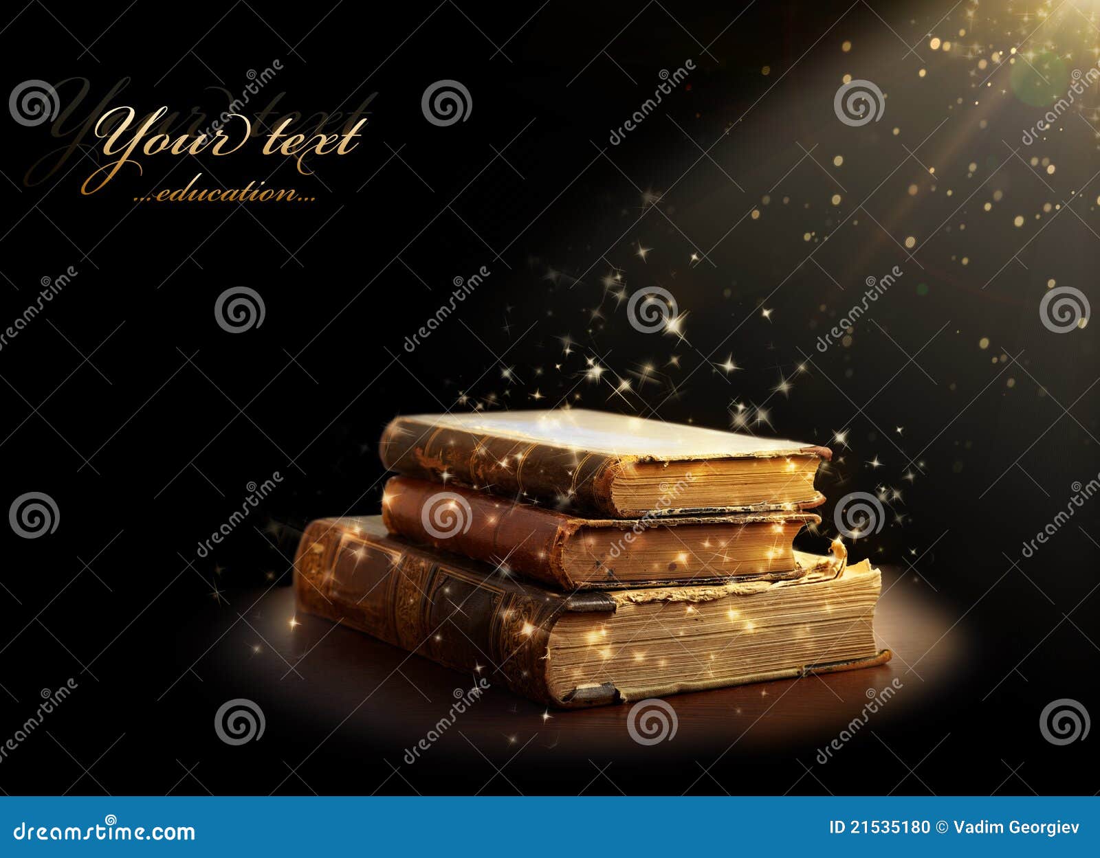 Magisch boek stock foto. Image of voorwerp, gloed, ruimte - 21535180