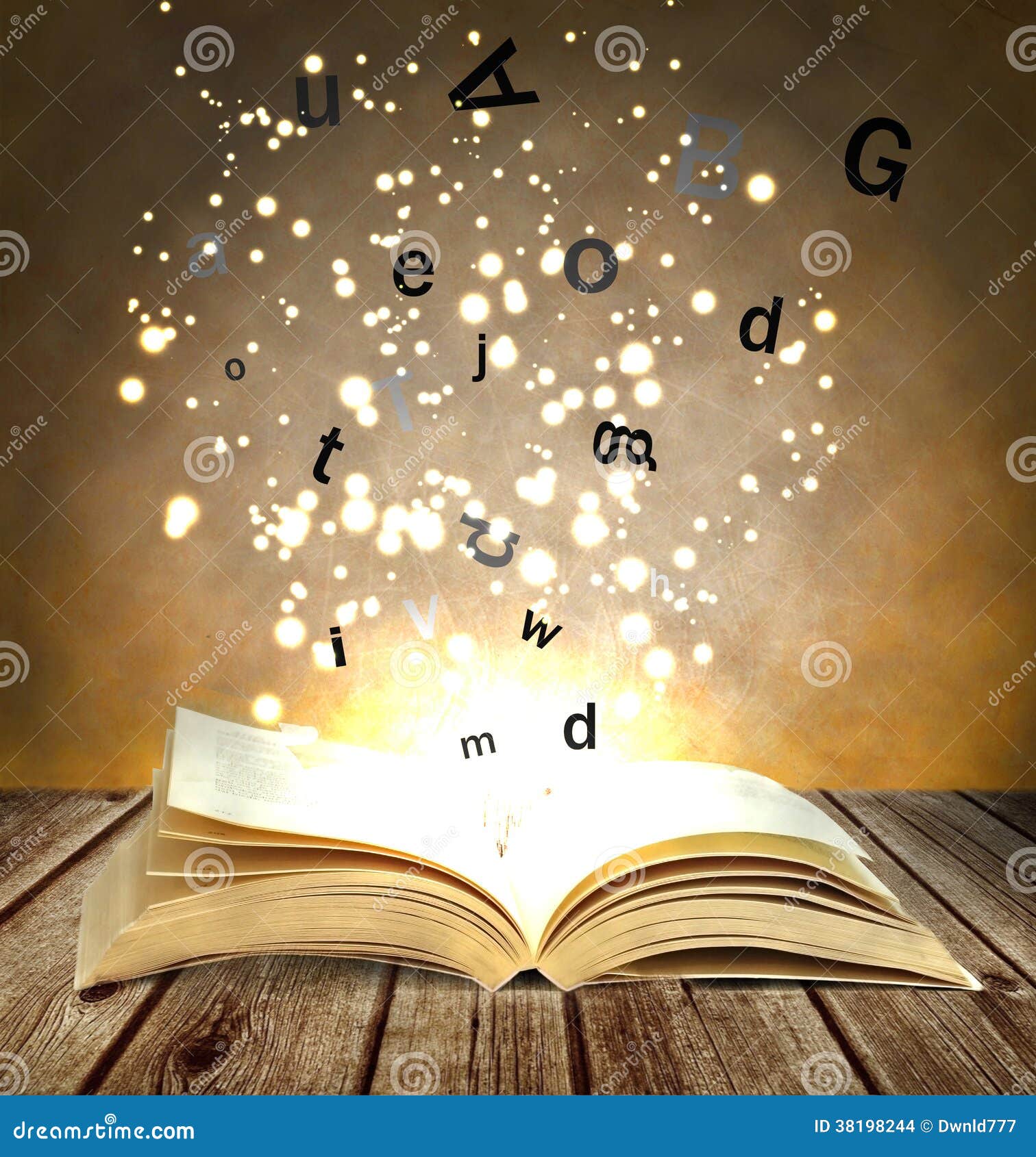 Magisch boek stock foto. Image of onderwijs, alfabet - 38198244