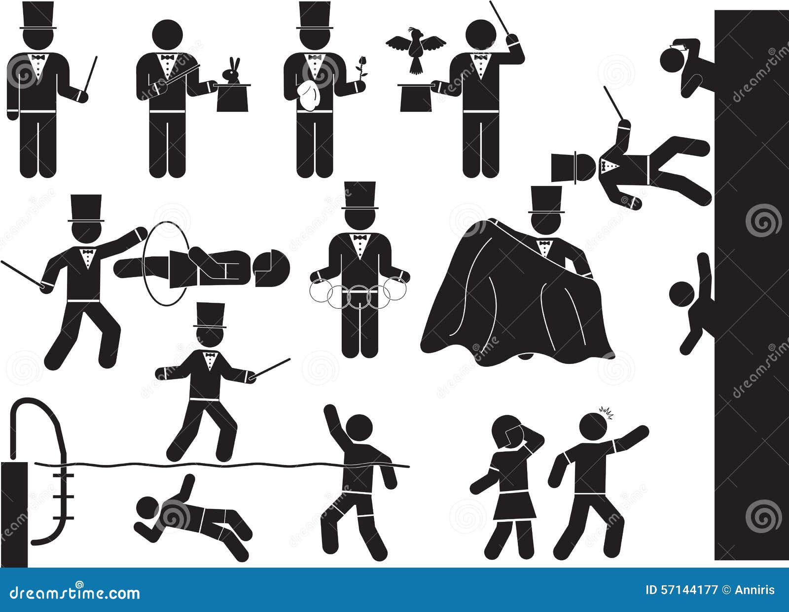 Magisches Erscheinen vektor abbildung. Illustration von auslegung ...