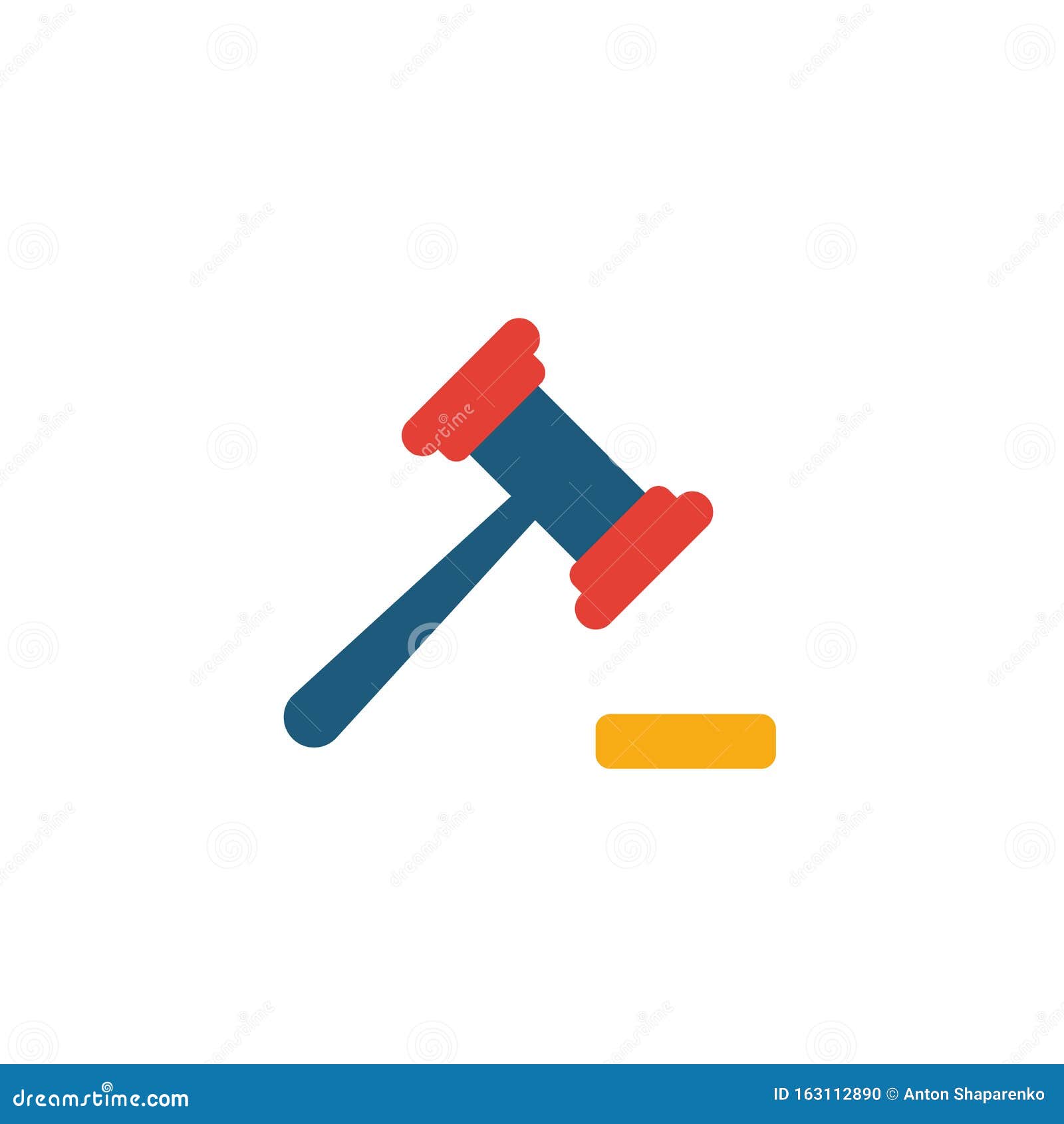 Magistrate Icon. Flat Creative Element from Business Icons Collection ...