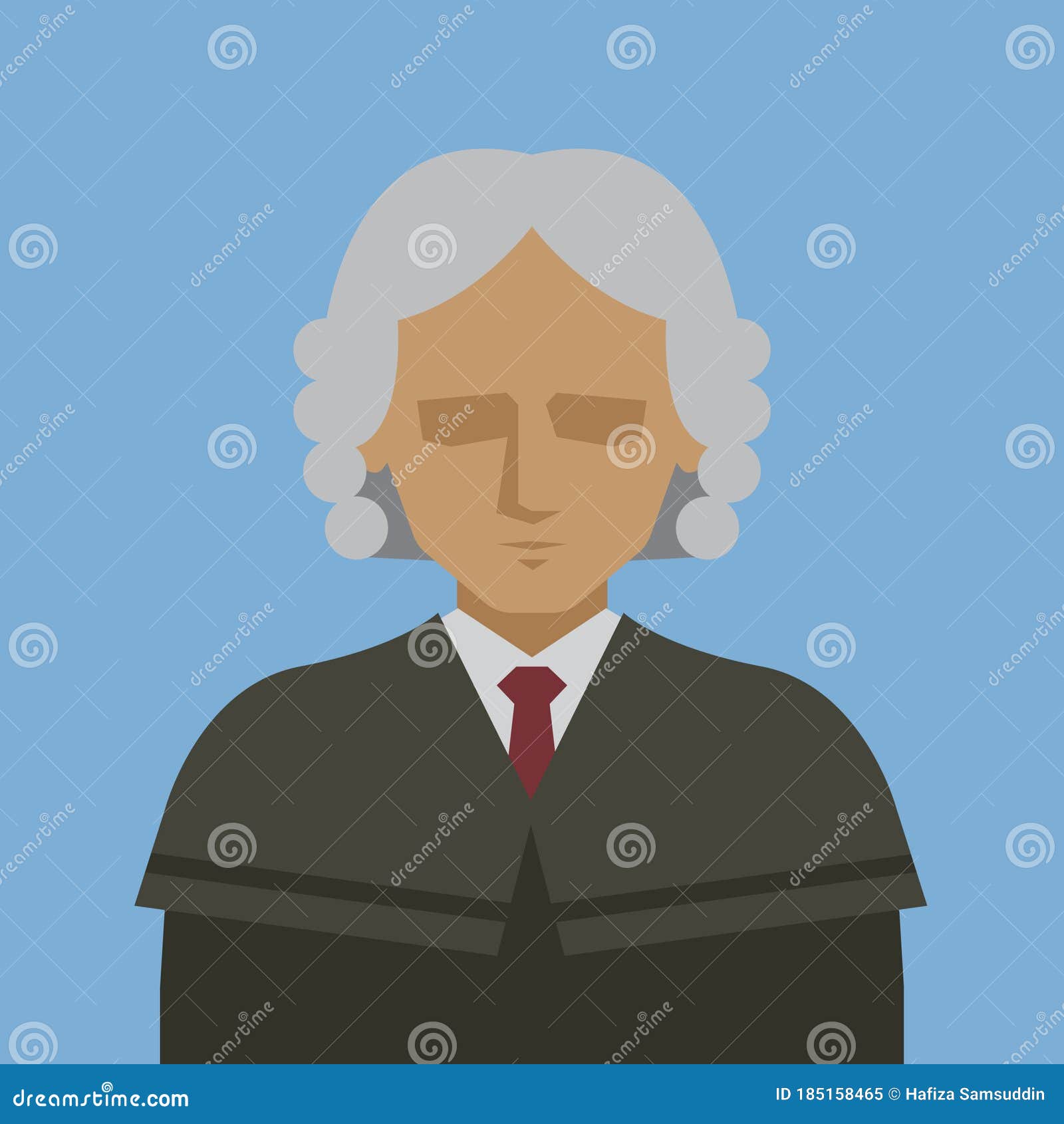 Magistrate. Vector Illustration Decorative Design Stock Vector ...