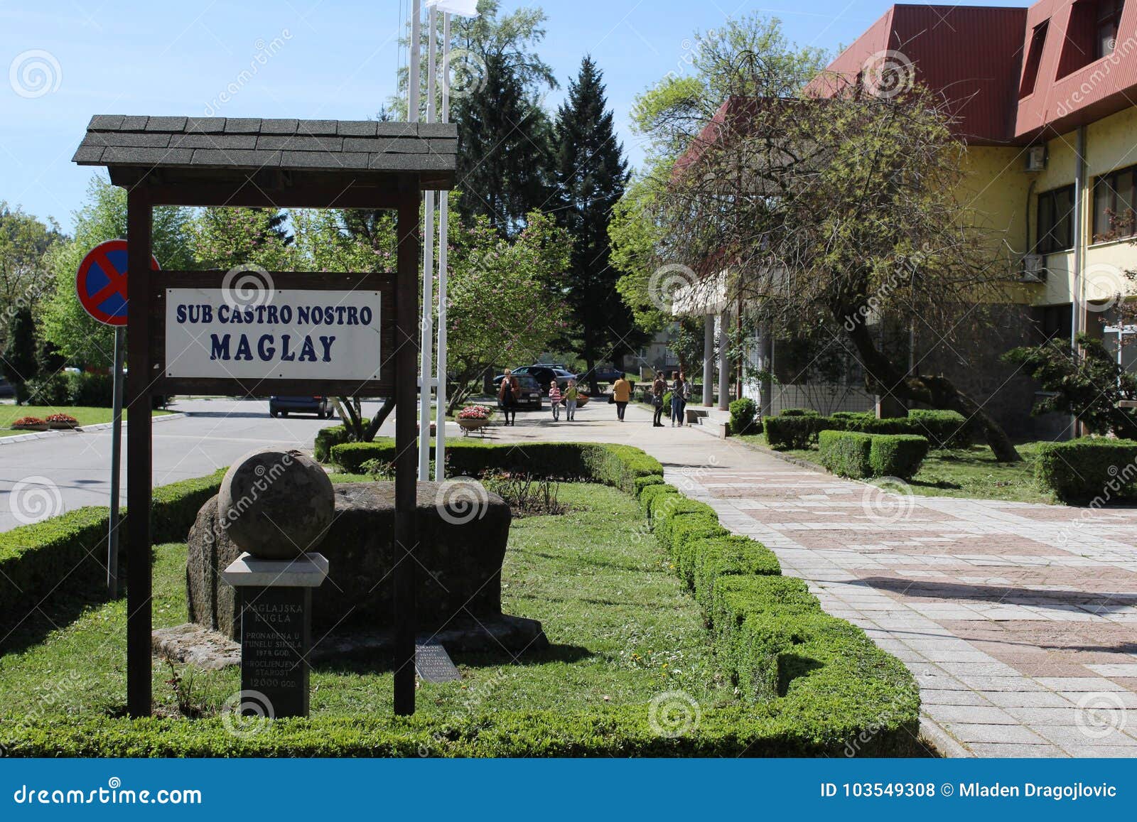 Maglaj BiH editorial stock photo. Image of main, walkway - 103549308