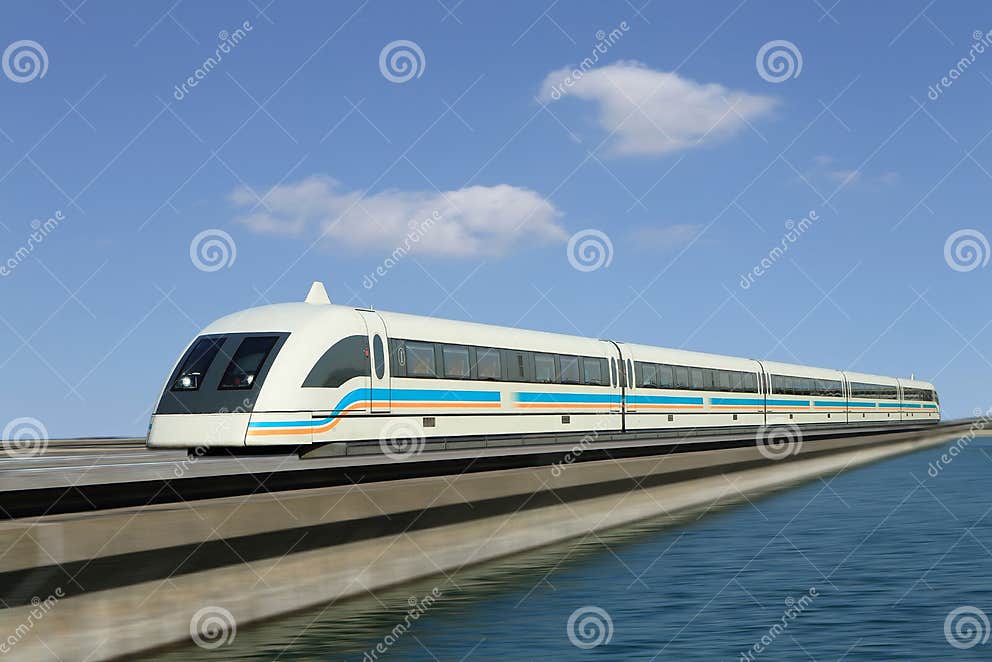 Maglev train stock image. Image of movement, driving - 27649245