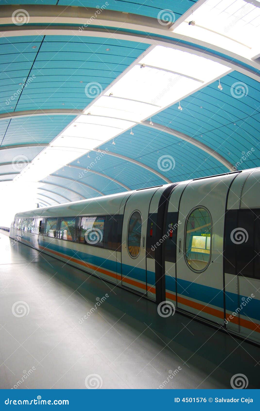 Maglev train stock photo. Image of maglev, technology - 4501576