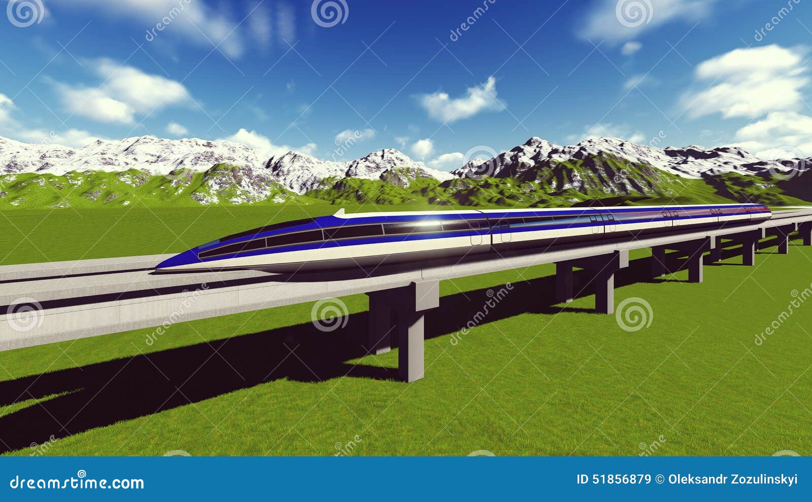 Maglev train Raster 10 stock illustration. Illustration of speed - 51856879