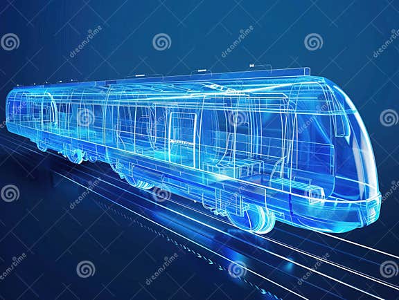 The Maglev Train Runs on the Track. Maglev Visualization with Augmented ...