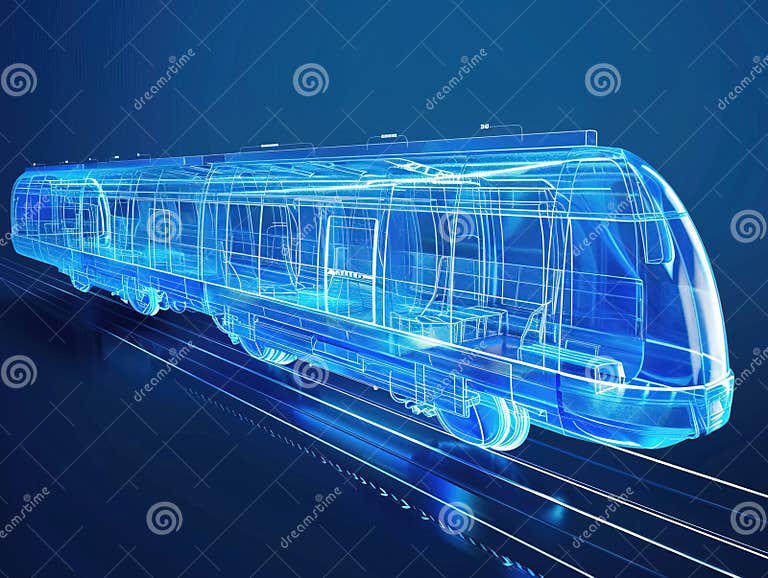 The Maglev Train Runs on the Track. Maglev Visualization with Augmented ...