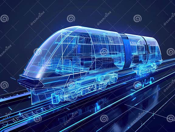 The Maglev Train Runs on the Track. Maglev Visualization with Augmented ...