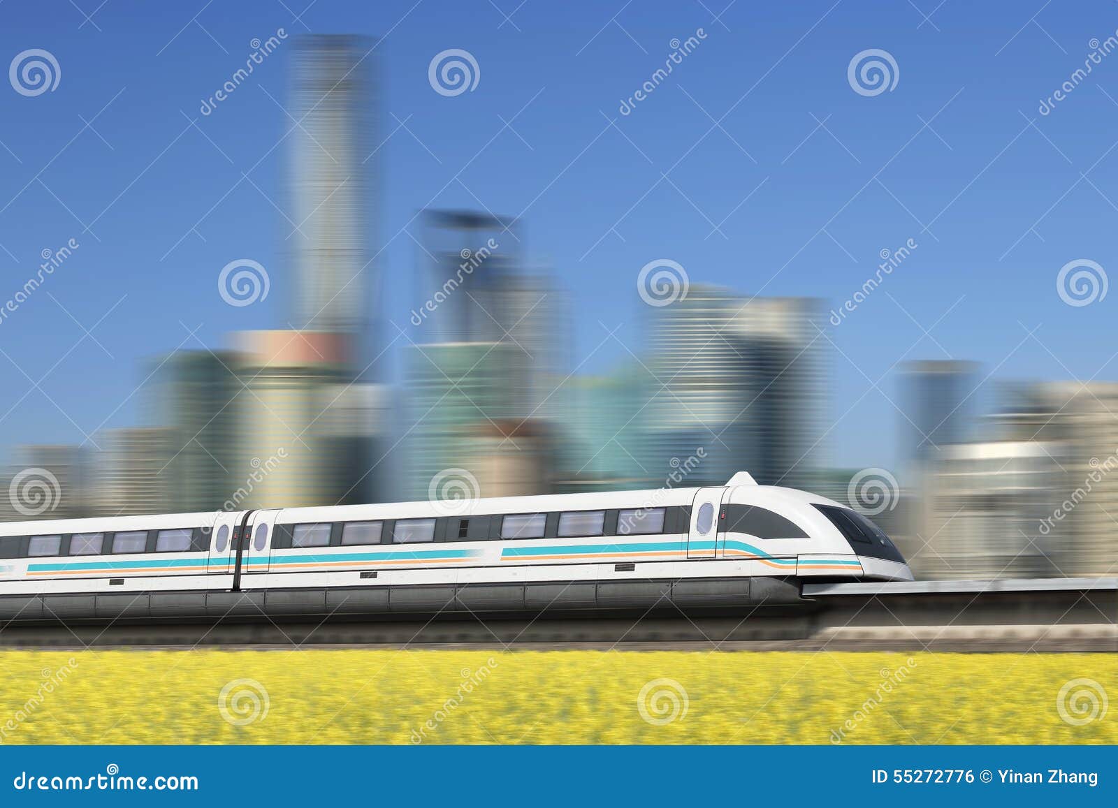 Maglev train stock photo. Image of china, appearance - 55272776