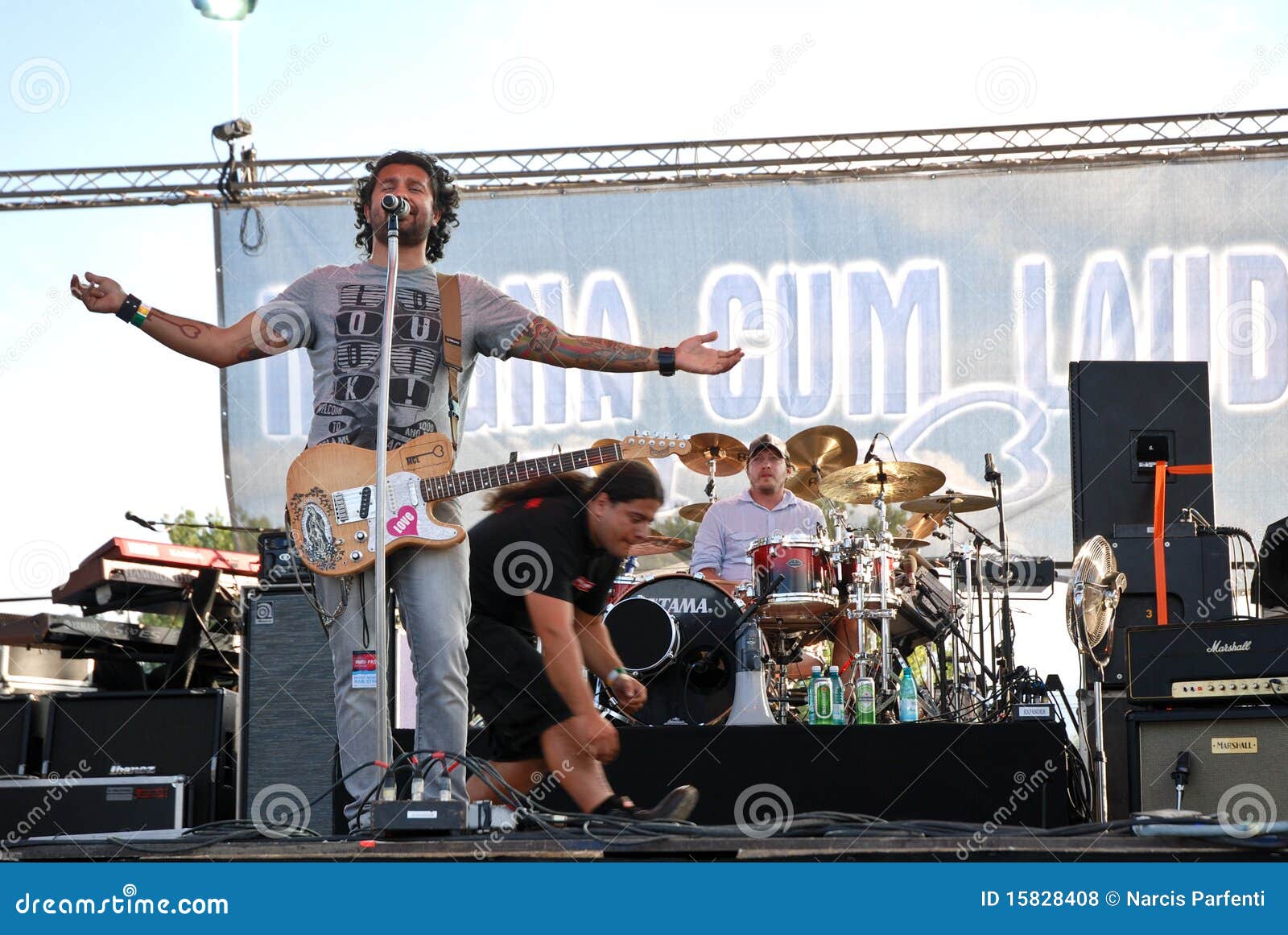 Magna Laude in Concert editorial stock photo. Image of metal - 15828408