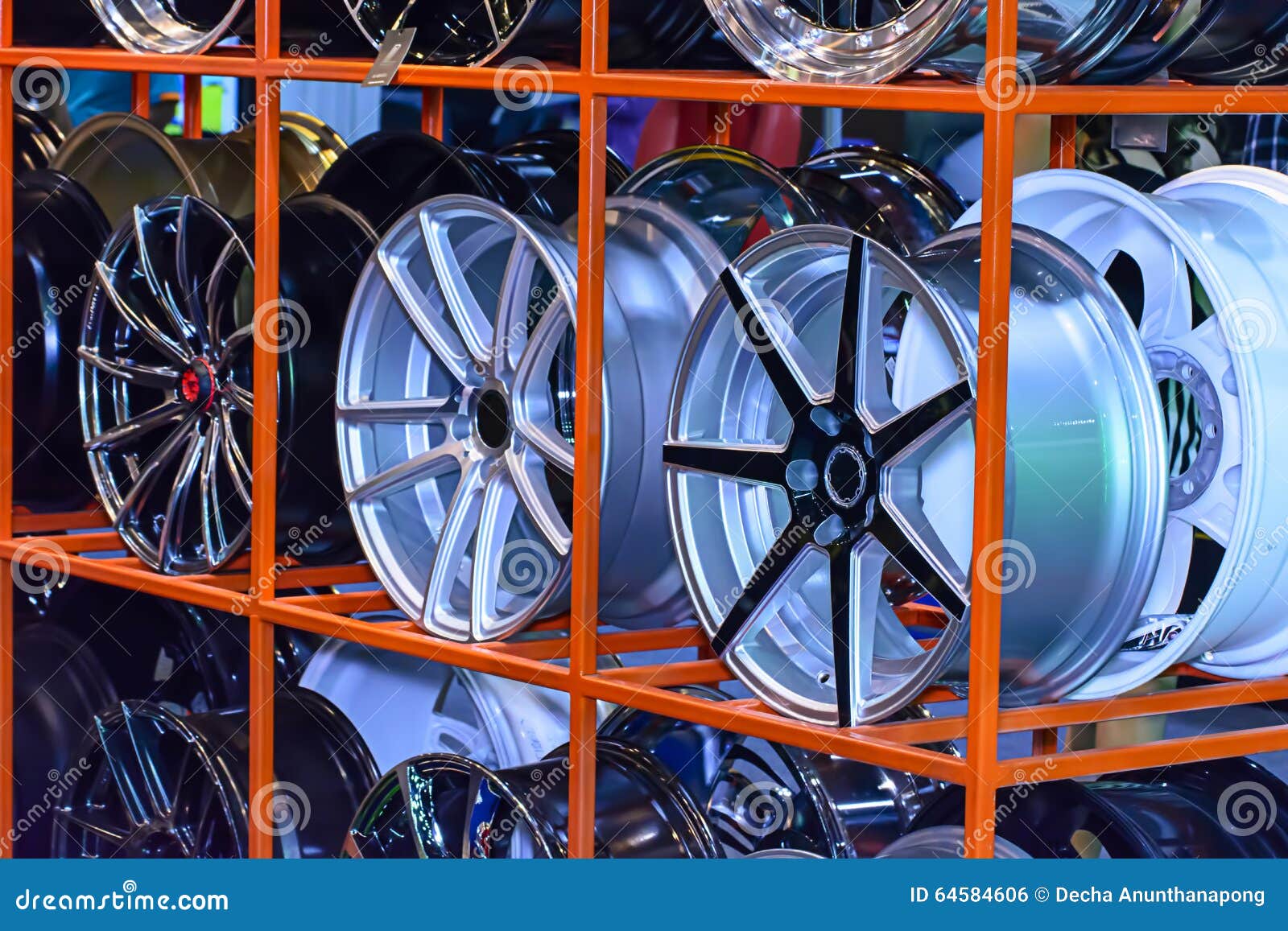 Magnesium Alloy Wheel Or Mag Wheel Or Max Wheels Of Car Stock ...