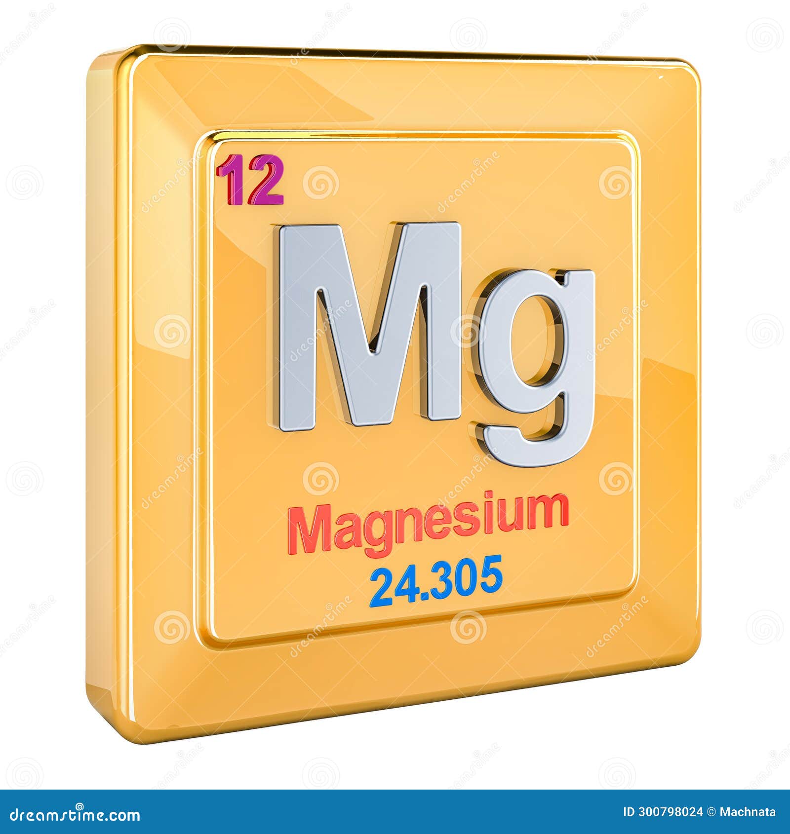Magnesium Sign. Mendeleev Table. Black And White. Periodic Symbol ...