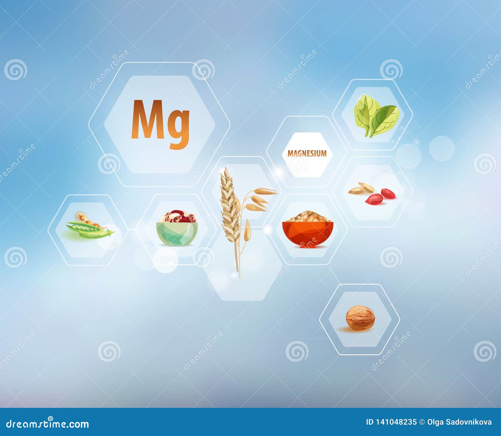 Magnesium. Scientific Research Stock Vector - Illustration of science ...
