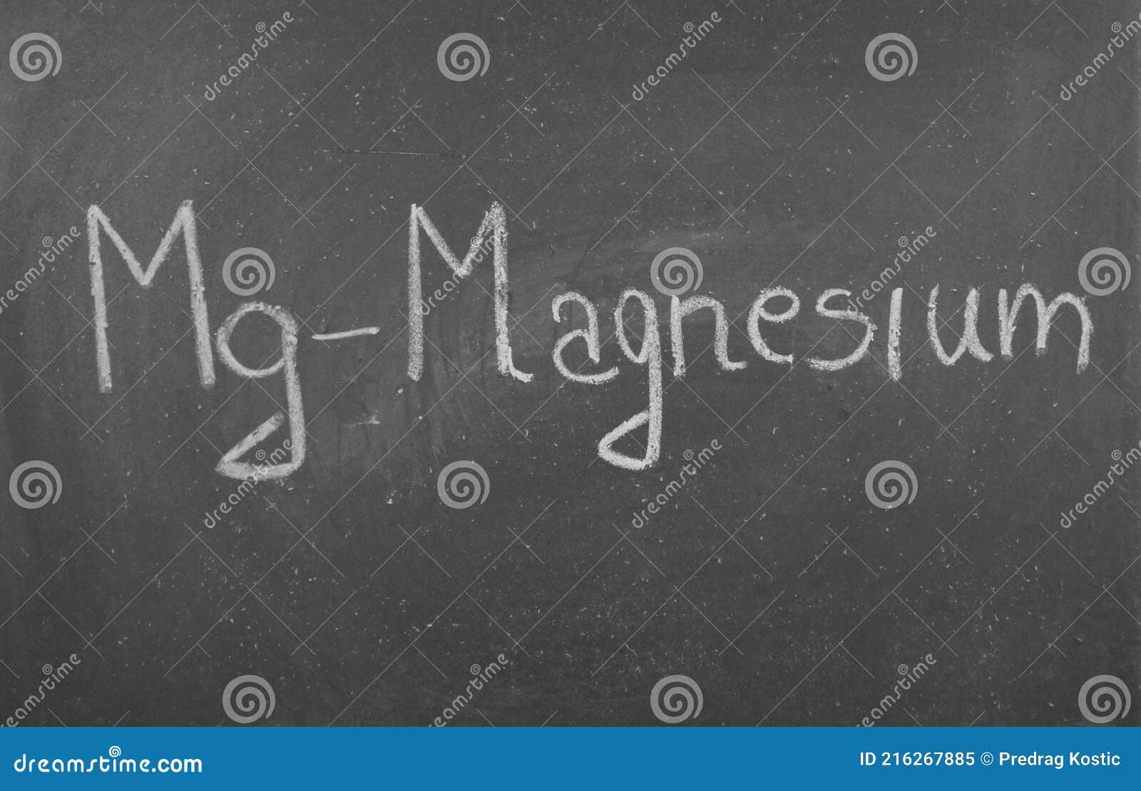 Magnesium sign stock image. Image of brand, text, calligraphy - 216267885