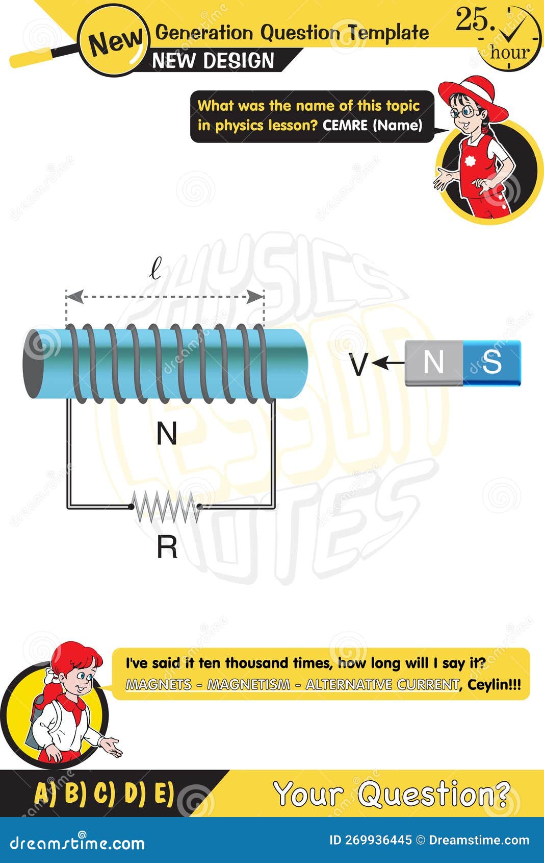 Physics, Magnets, Scientific Magnetic Field And Electromagnetism Vector ...