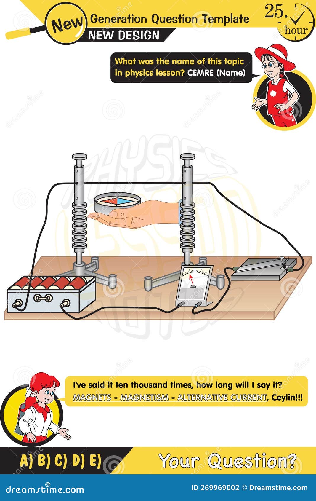 Physics, Magnets, Scientific Magnetic Field And Electromagnetism Vector ...
