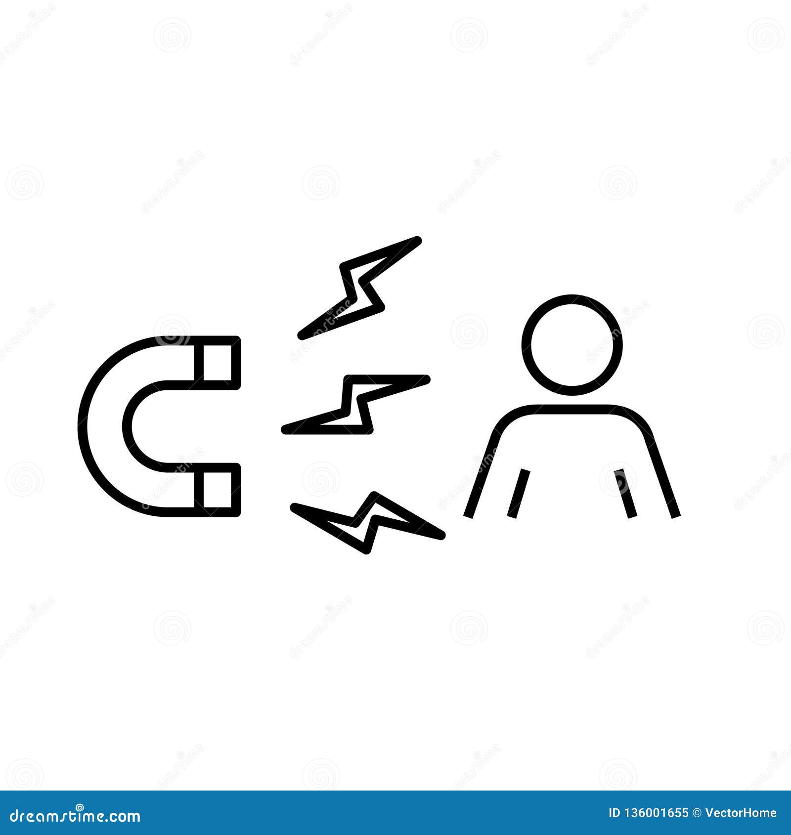 Magnet Customer Icon, Vector Illustration Stock Vector - Illustration ...