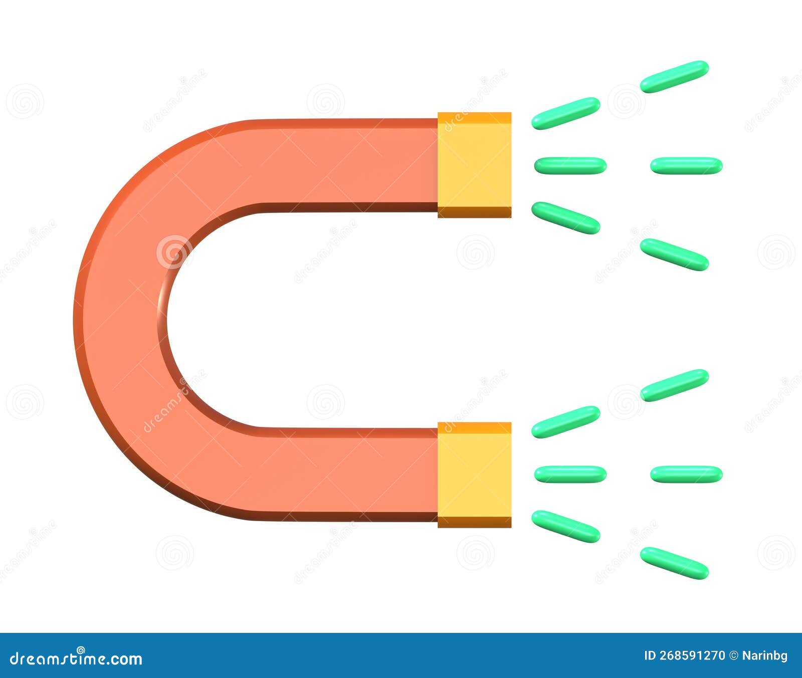Magnet 3d Icon Transparent Illustration Stock Photo - Illustration of ...