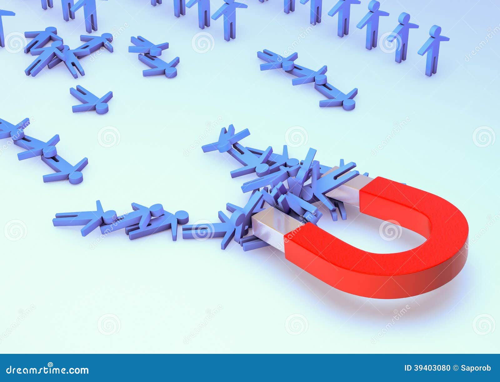 Magnet stock illustration. Illustration of advantage - 39403080