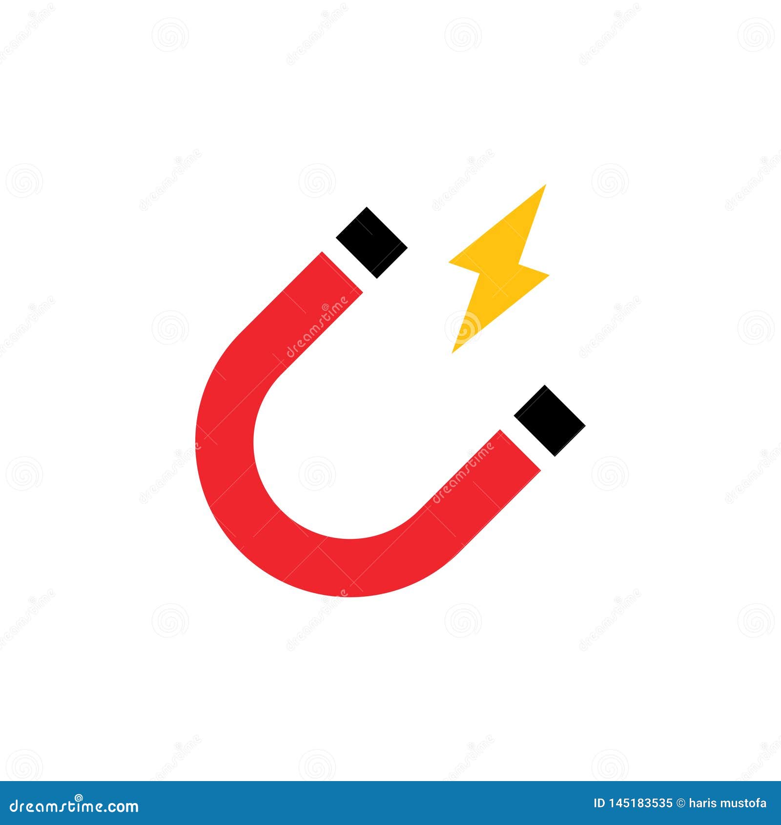 Magnet Graphic Design Template Vector Isolated Stock Vector ...